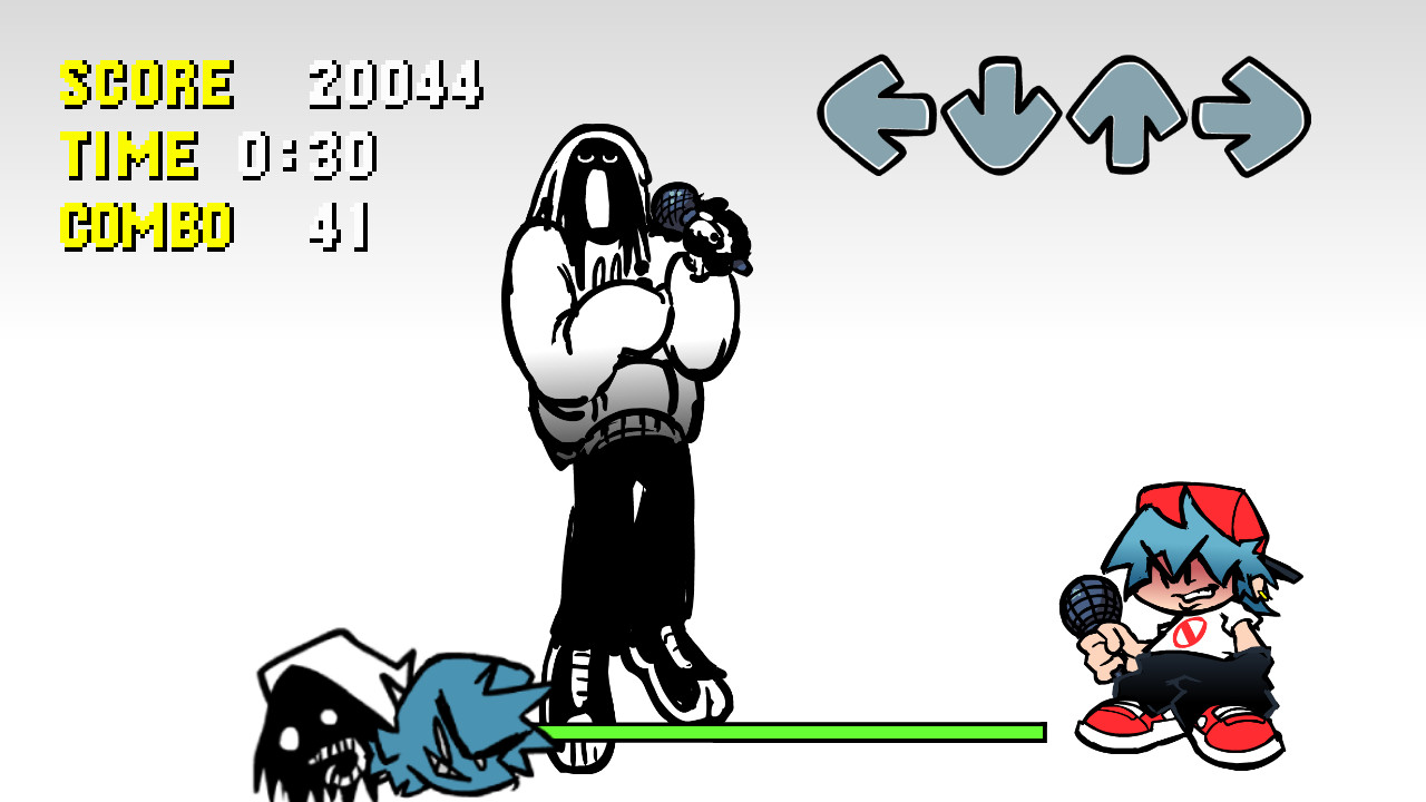 Classic Sonic HUD for Base Game/V-slice Mod for Friday Night Funkin ...