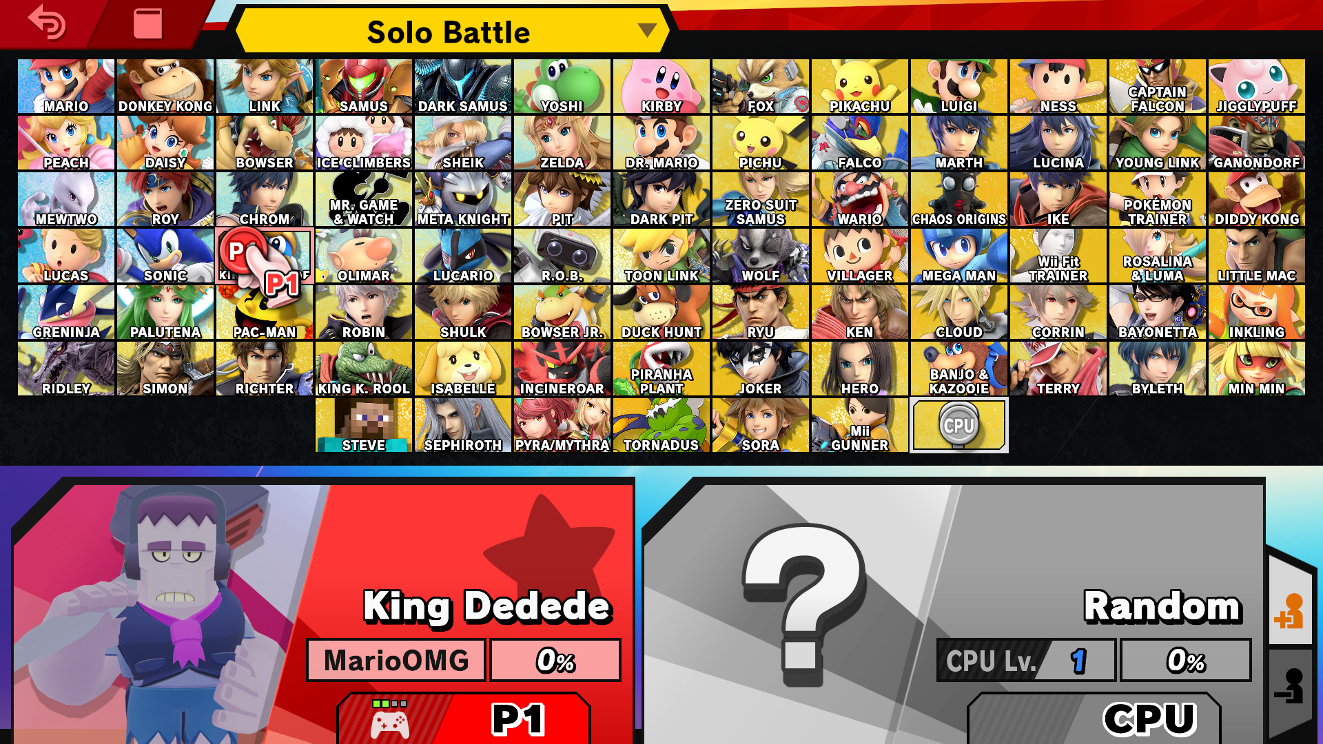Frank (Brawl Stars) Over King Dedede Mod for Super Smash Bros. Ultimate ...