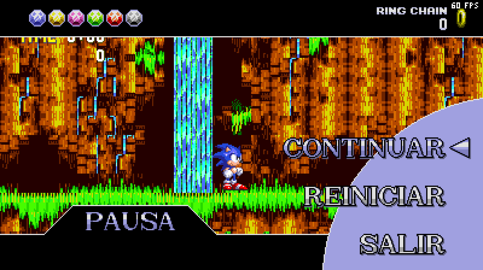 Sonic 1 Forever Pause Menu Mod for Sonic 3 A.I.R. | S3AIR Mods