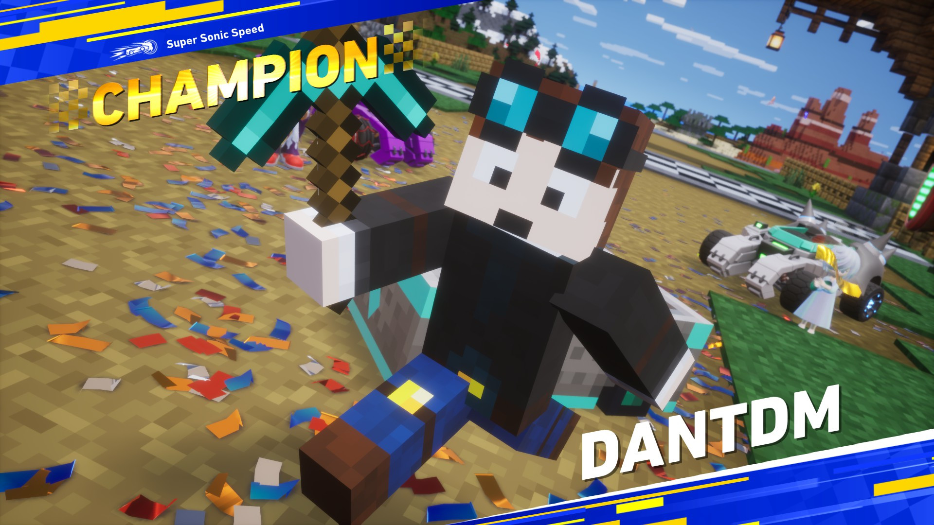 DanTDM Mod for Sonic Racing: CrossWorlds | SR:CW Mods