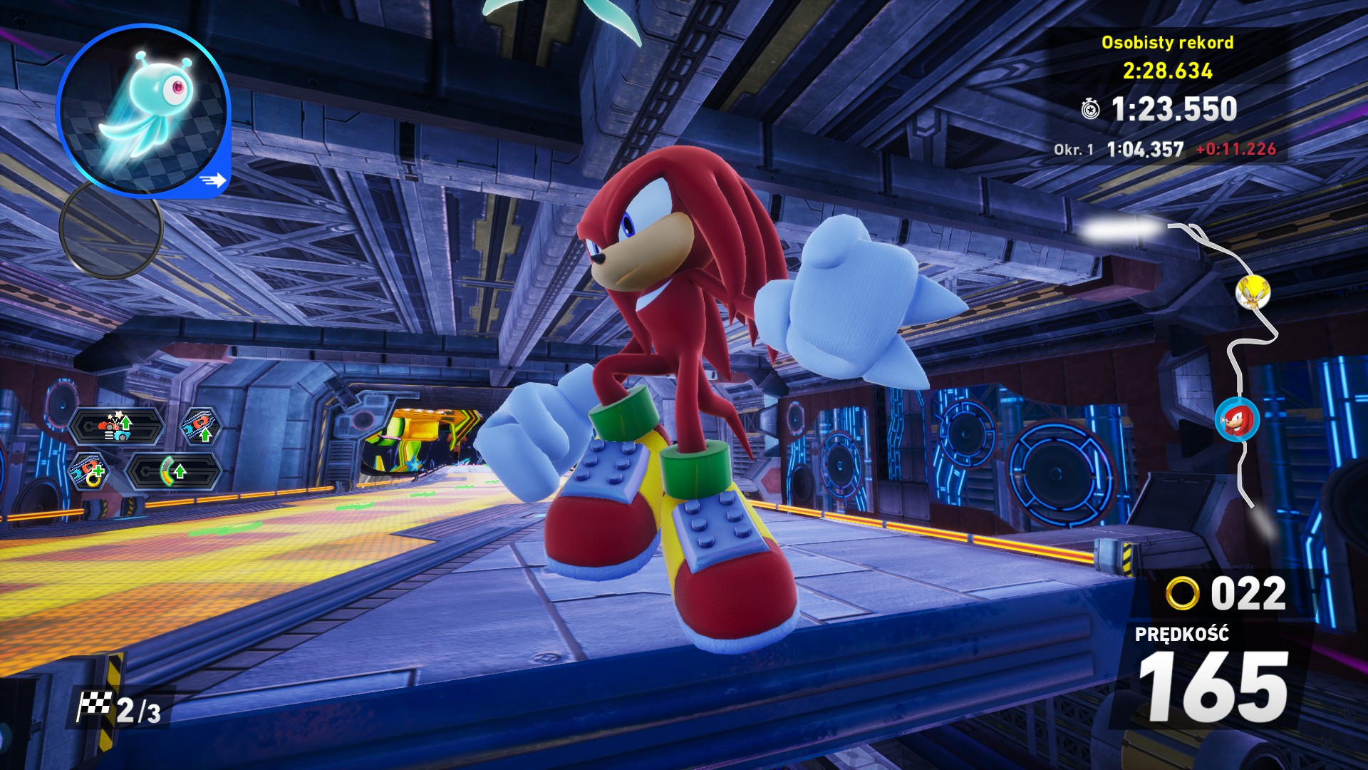 Knuckles on Foot Mod for Sonic Racing: CrossWorlds | SR:CW Mods