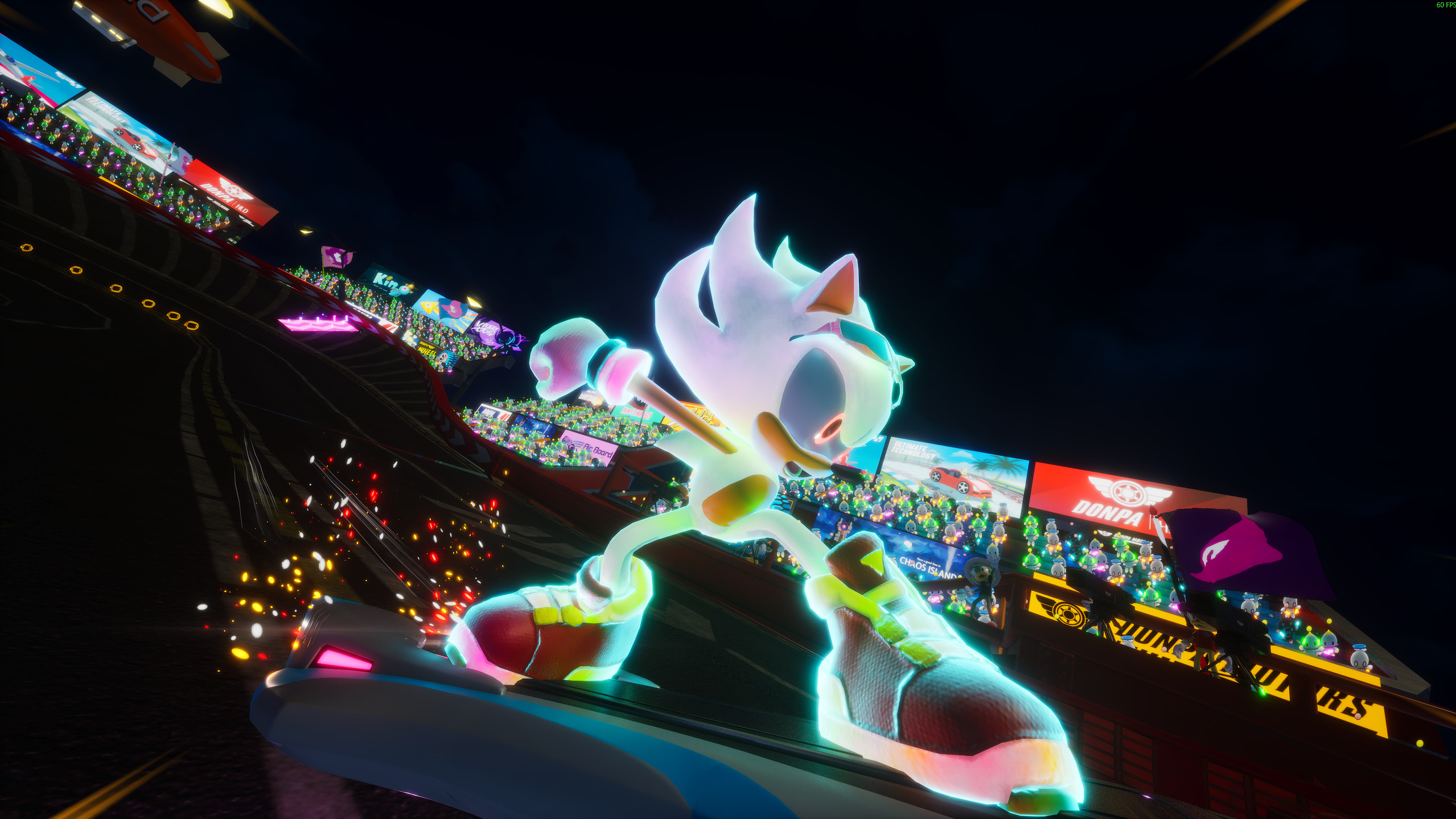 Transformable Super Sonic (Riders) Mod for Sonic Racing: CrossWorlds ...