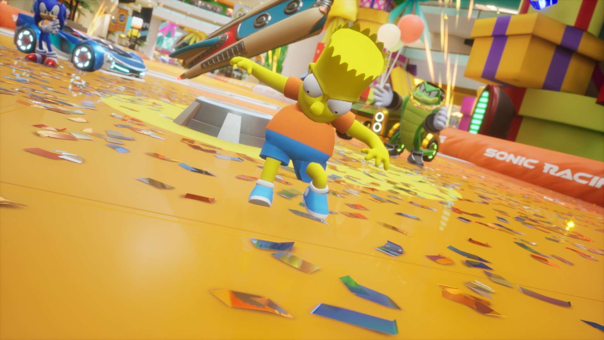 Bart Simpson Mod for Sonic Racing: CrossWorlds | SR:CW Mods
