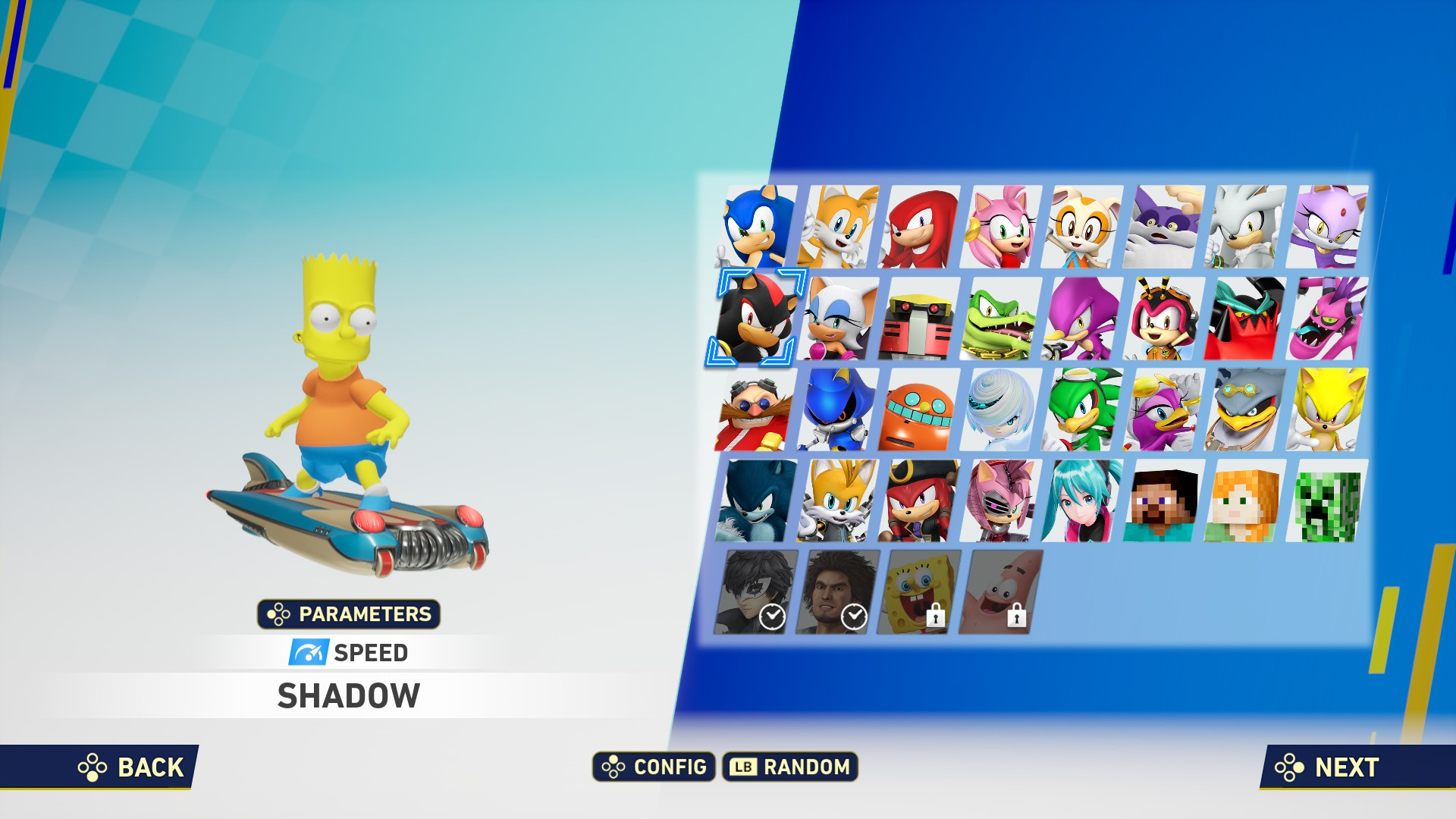 Bart Simpson Mod for Sonic Racing: CrossWorlds | SR:CW Mods