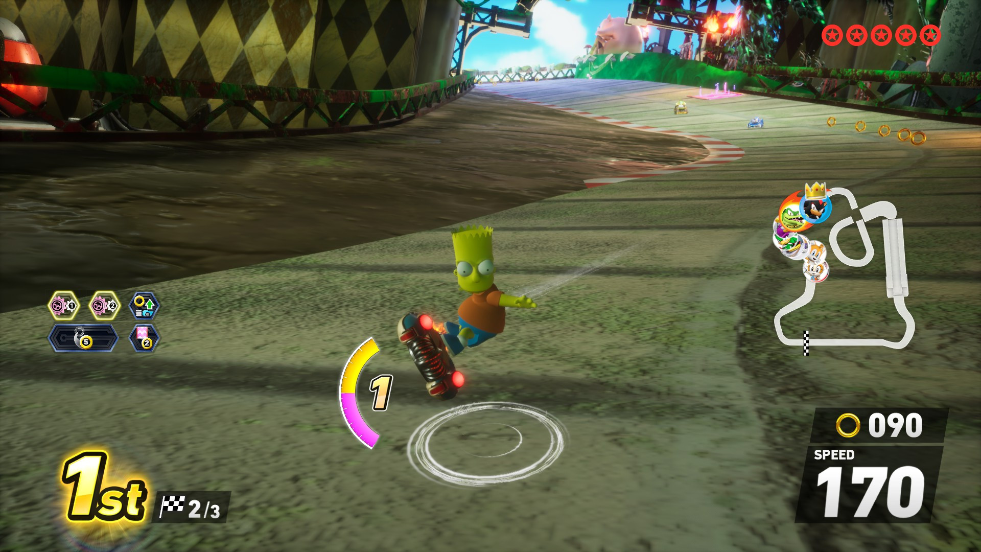 Bart Simpson Mod for Sonic Racing: CrossWorlds | SR:CW Mods