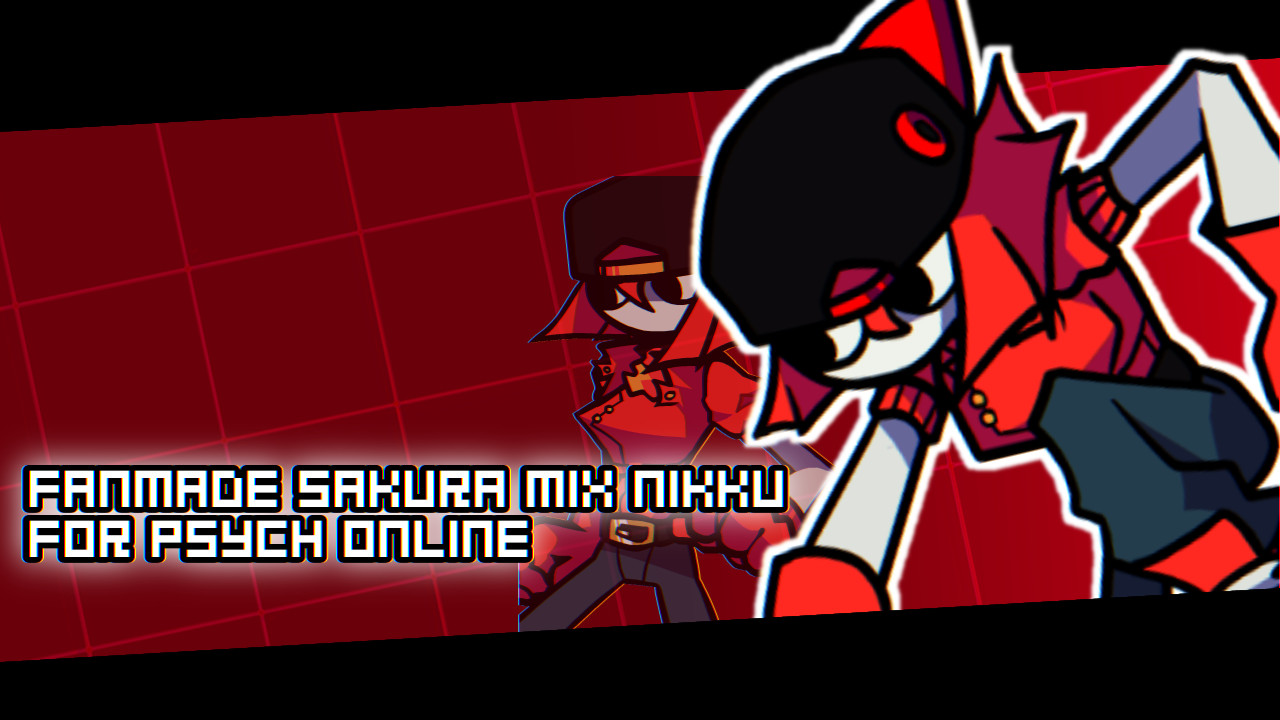 playable fanmade Sakura mix Nikku [PSYCH ONLINE] Mod for Friday Night ...