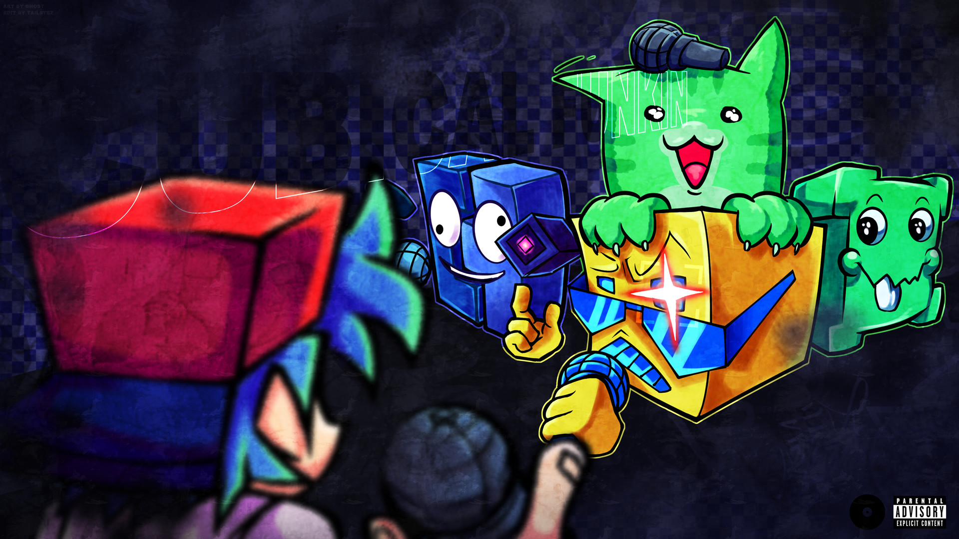 [SENSITIVE CONTENT] Cubical Funkin' - [ VS CUBE 1.0 ] Mod for Friday ...