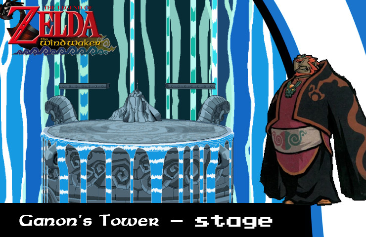 TLOZ WW - Ganon's Tower (9.5/CMC+) Mod for Super Smash Bros. Crusade ...