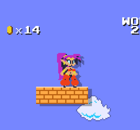 Shantae Playable Character Mod for Super Mario Bros. Remastered ...