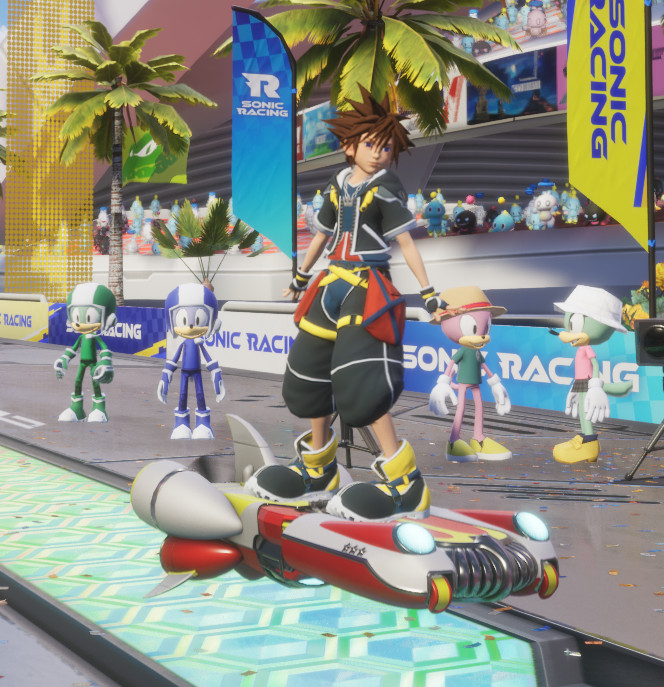 KH2 Sora Mod for Sonic Racing: CrossWorlds | SR:CW Mods