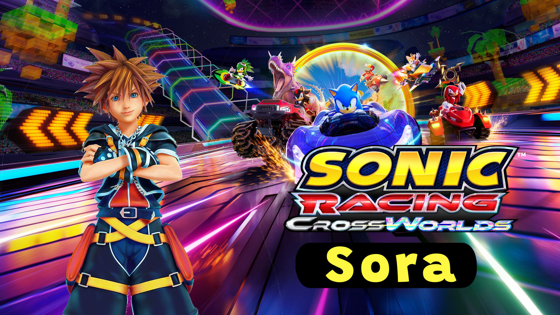KH2 Sora Mod for Sonic Racing: CrossWorlds | SR:CW Mods