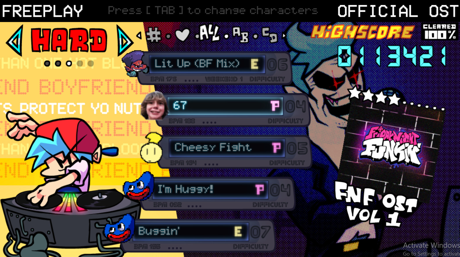 FNF - 67 Fan-Mod (V-Slice) Mod for Friday Night Funkin' | FNF Mods