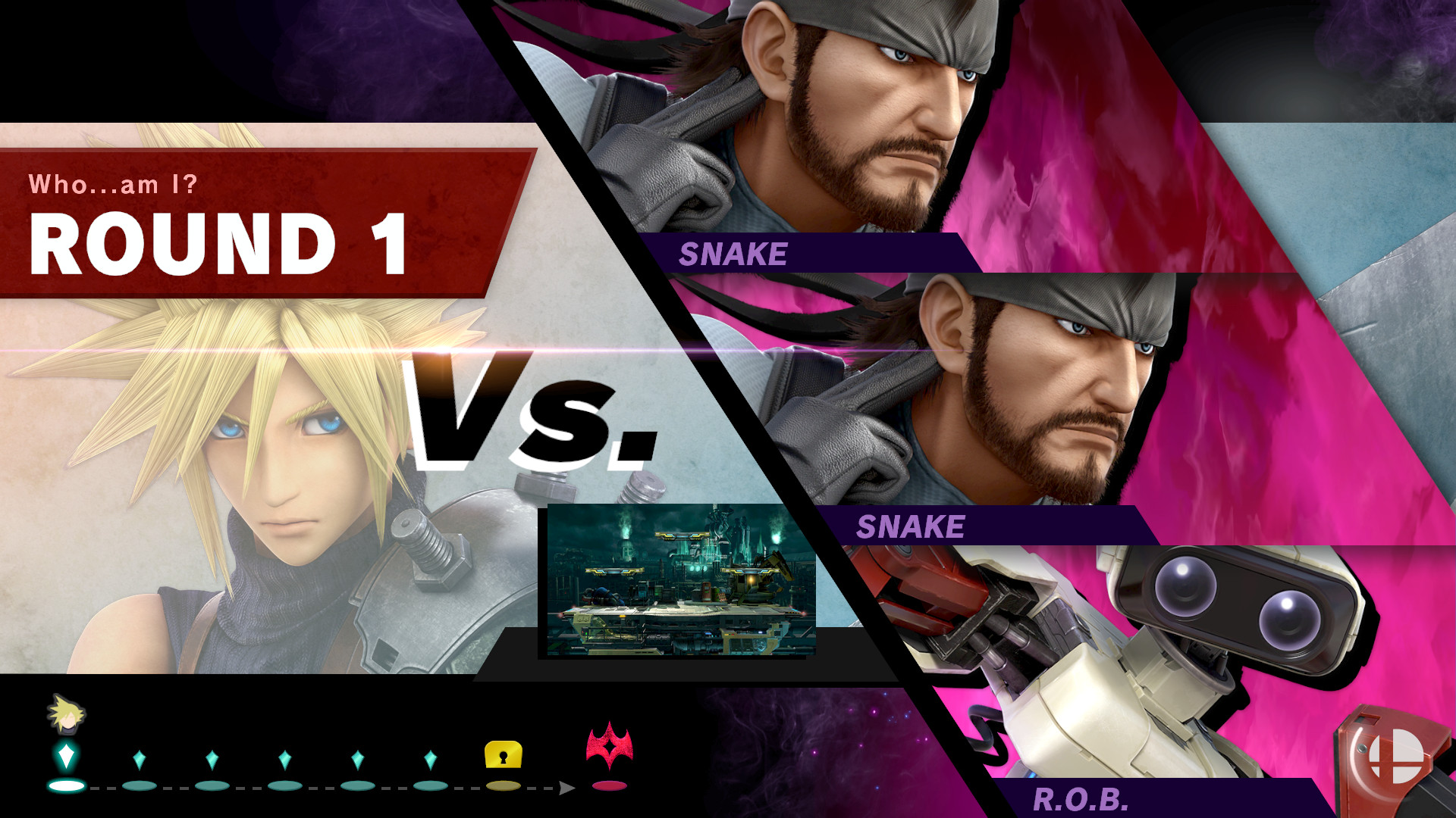 Final Fantasy VII Classic Mode Routes Mod for Super Smash Bros ...