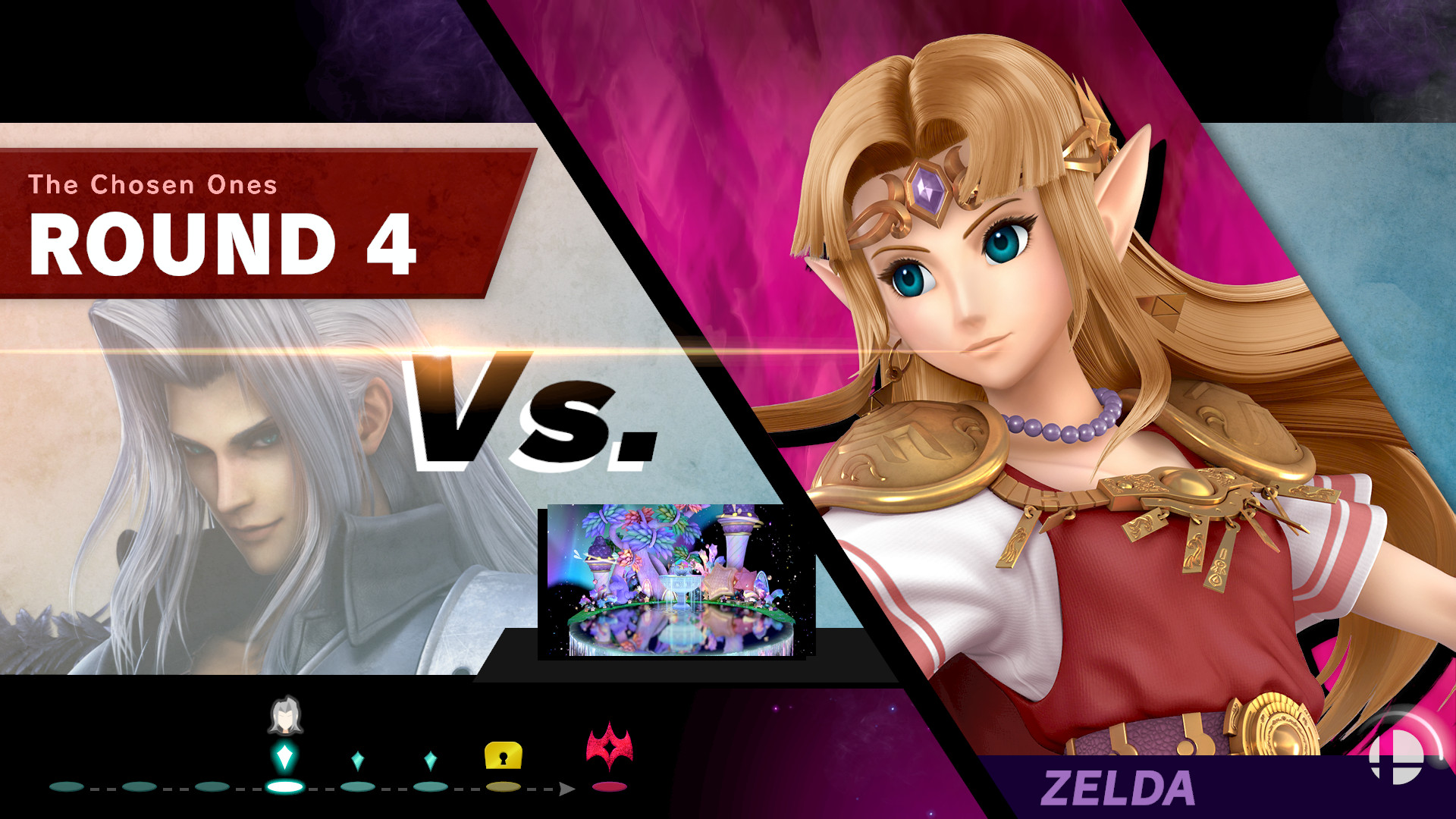 Final Fantasy VII Classic Mode Routes Mod for Super Smash Bros ...