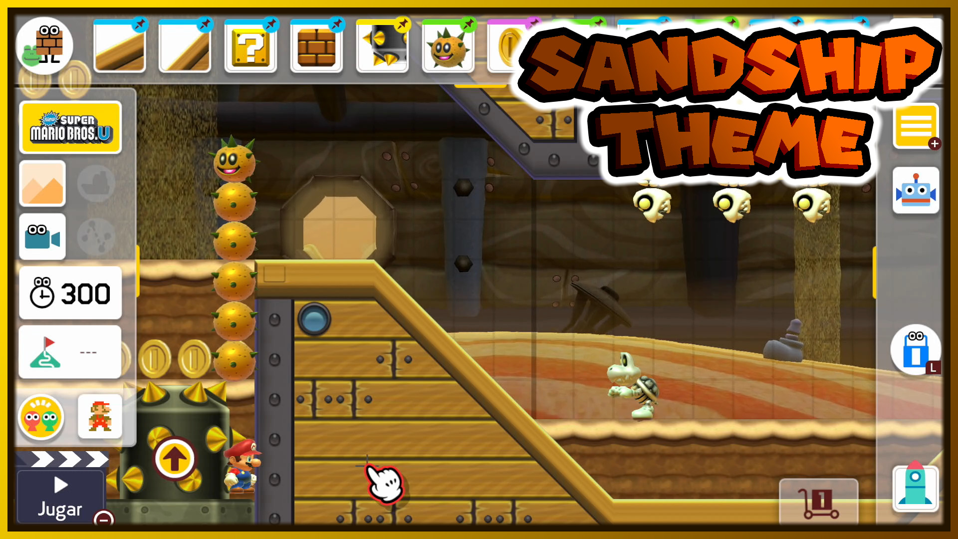 Sandship Theme Mod for Super Mario Maker 2 | SMM2 Mods