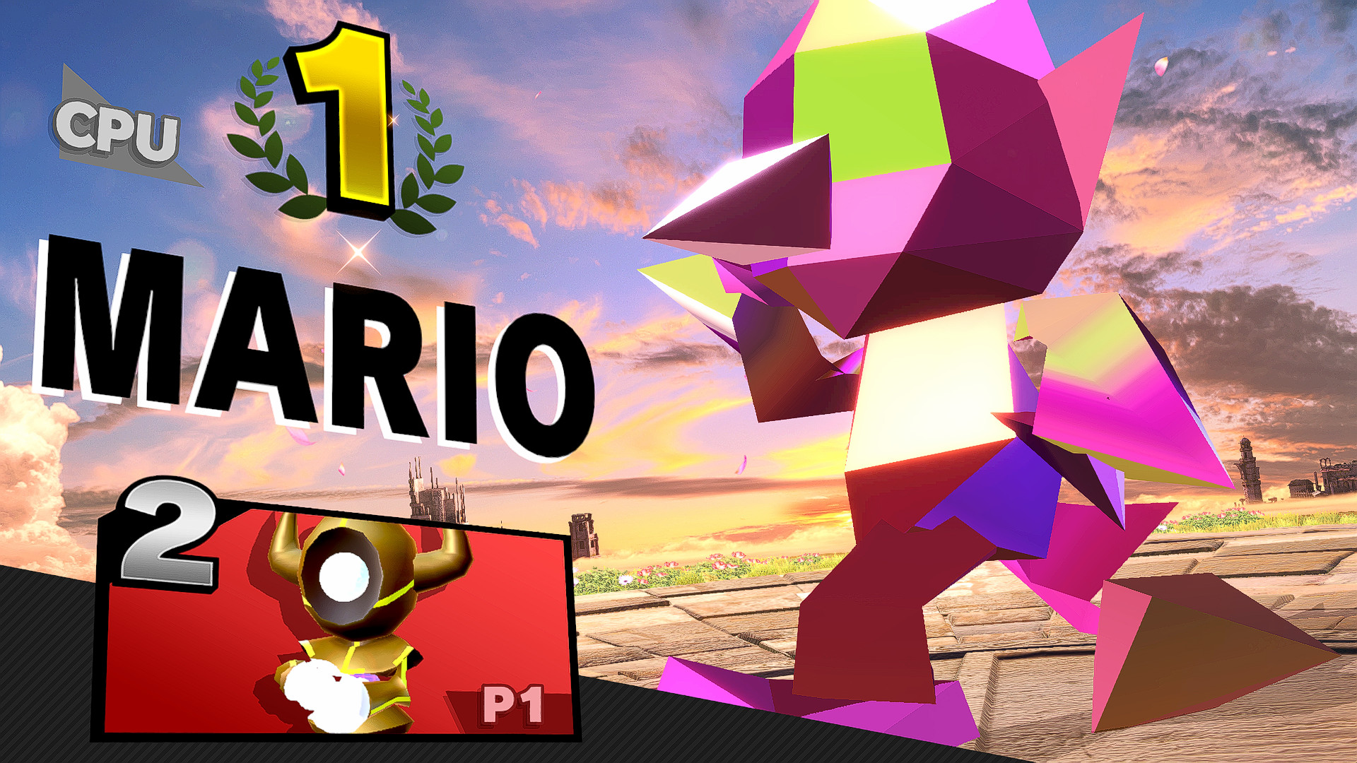 Fighting Polygon Mario Mod for Super Smash Bros. Ultimate | SSBU Mods