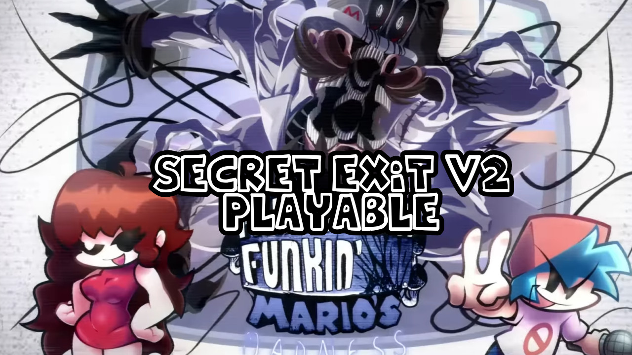 Secret Exit V2 playable Mid effort Mod for Friday Night Funkin' | FNF Mods