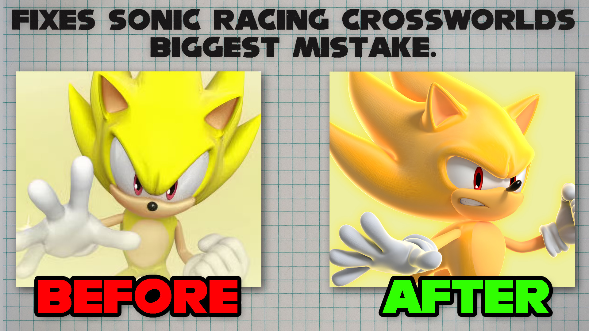 Super Sonic UI Fix Mod for Sonic Racing: CrossWorlds | SR:CW Mods