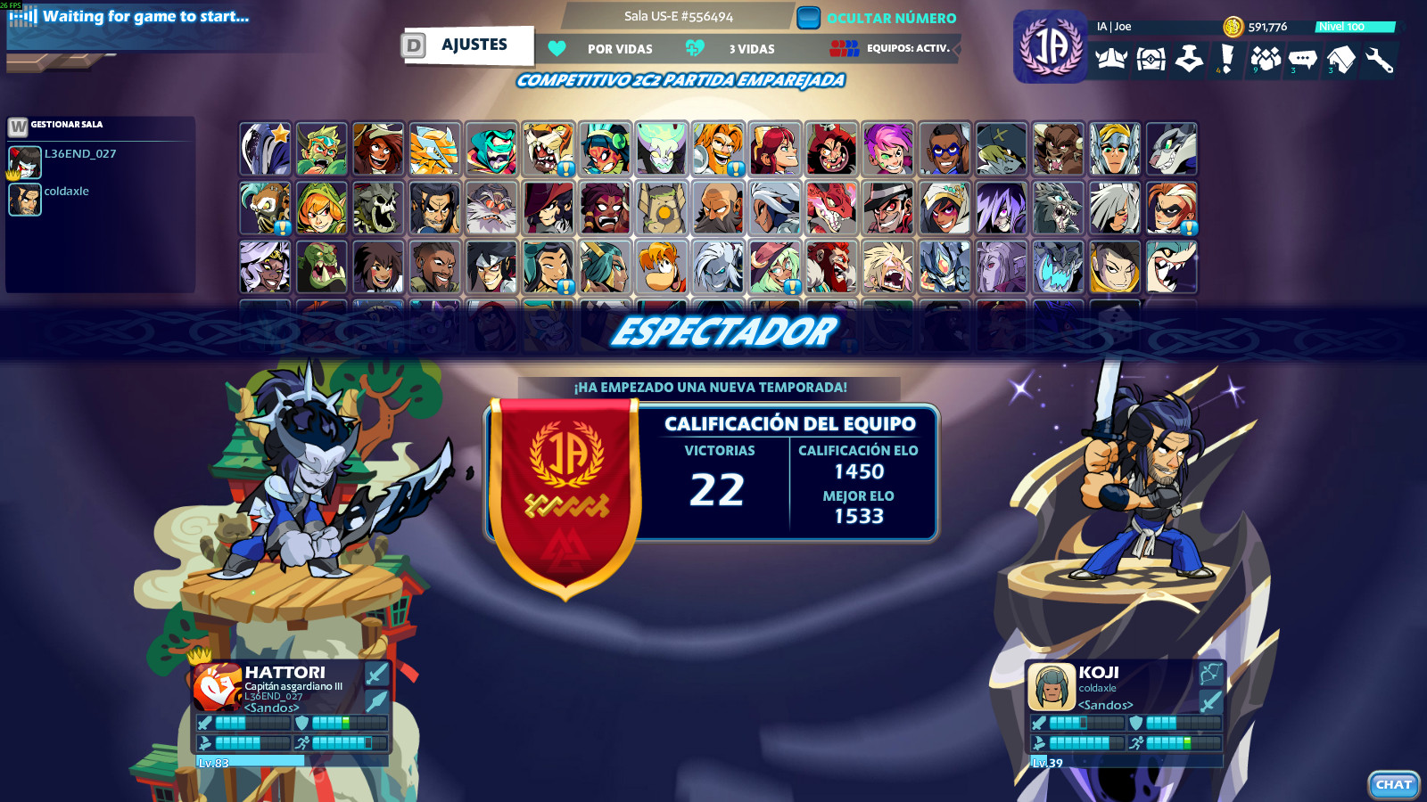 Imperio Anonimo - Rank UI Mod for Brawlhalla | BHalla Mods