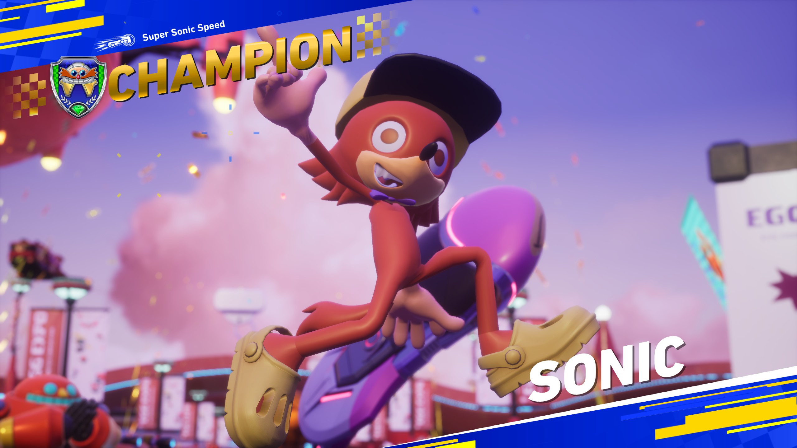 Ian Jr. Over Sonic (Or AI) Mod for Sonic Racing: CrossWorlds | SR:CW Mods
