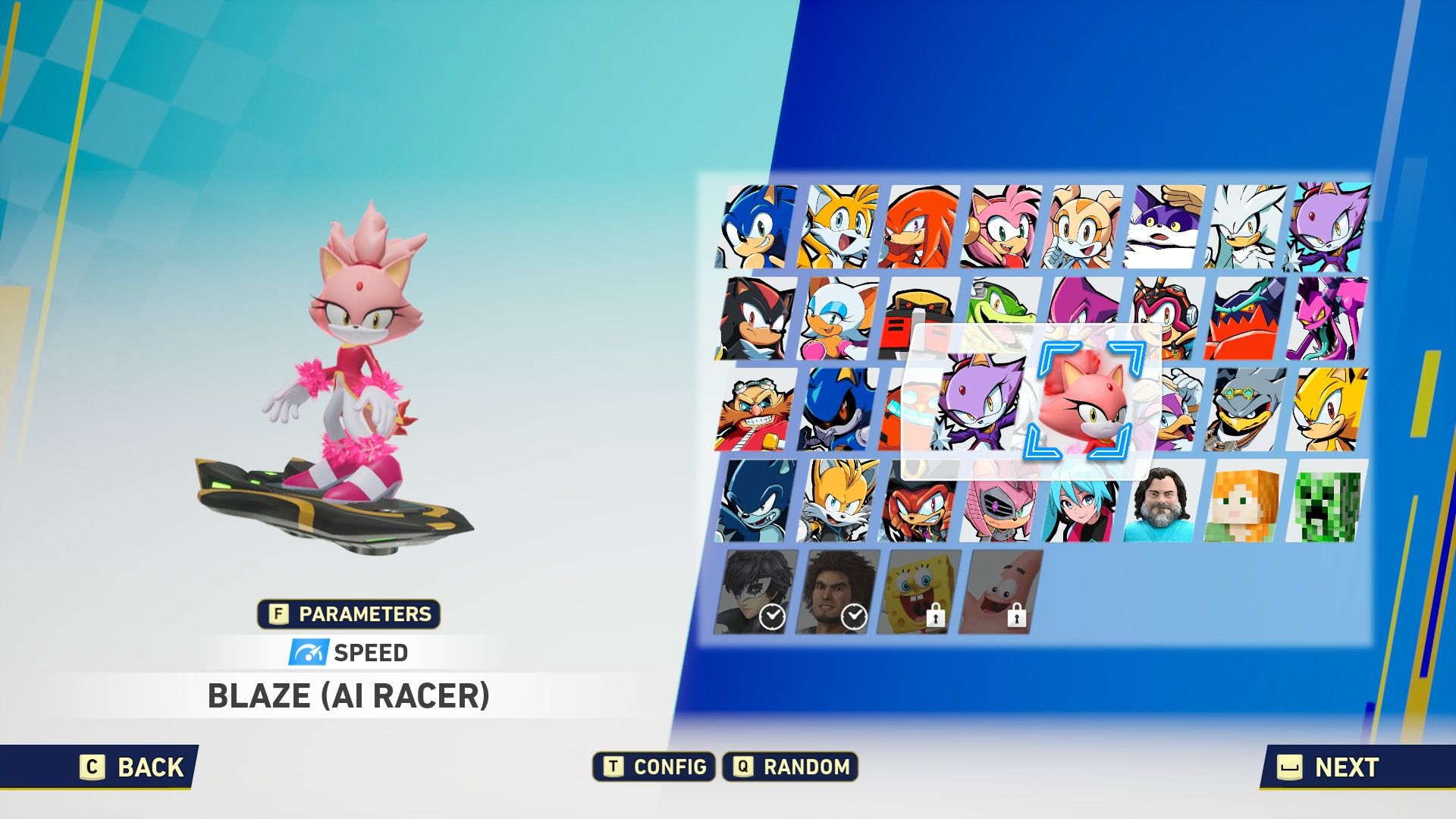 Burning Blaze (Blaze/AI Blaze Skin) Mod for Sonic Racing: CrossWorlds | SR:CW Mods