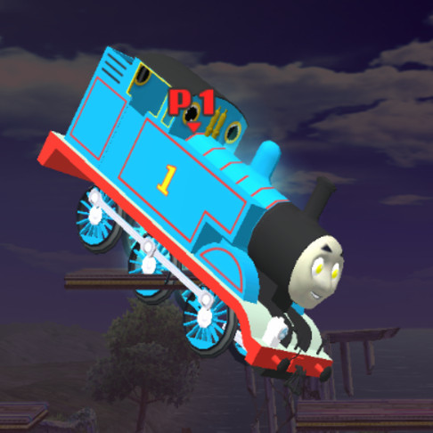 Thomas The Tank Engine over Bowser Mod for Super Smash Bros. Brawl ...