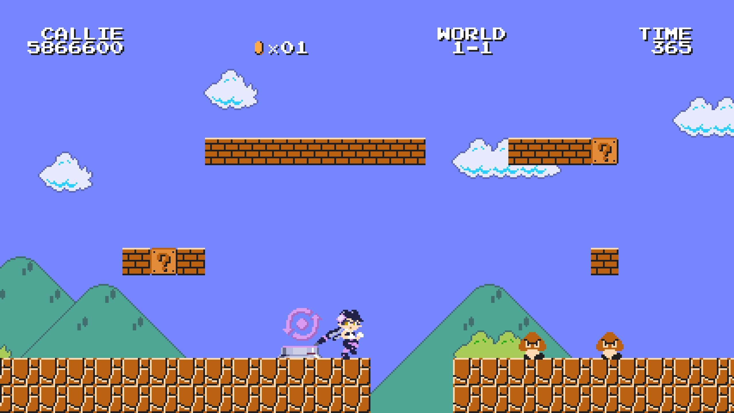 Callie Splatoon Mod for Super Mario Bros. Remastered [Unofficial ...