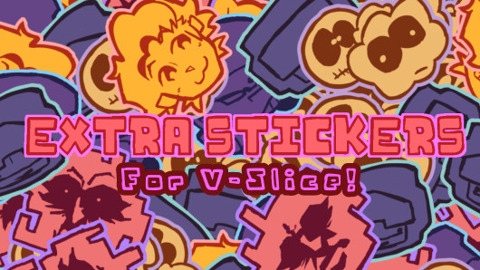 A Bit More Stickers! [V-Slice/Mobile] Mod for Friday Night Funkin ...