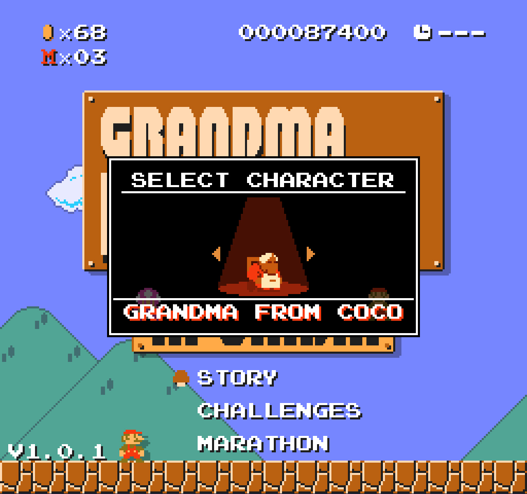 The Grandma from Coco Mod for Super Mario Bros. Remastered [Unofficial ...