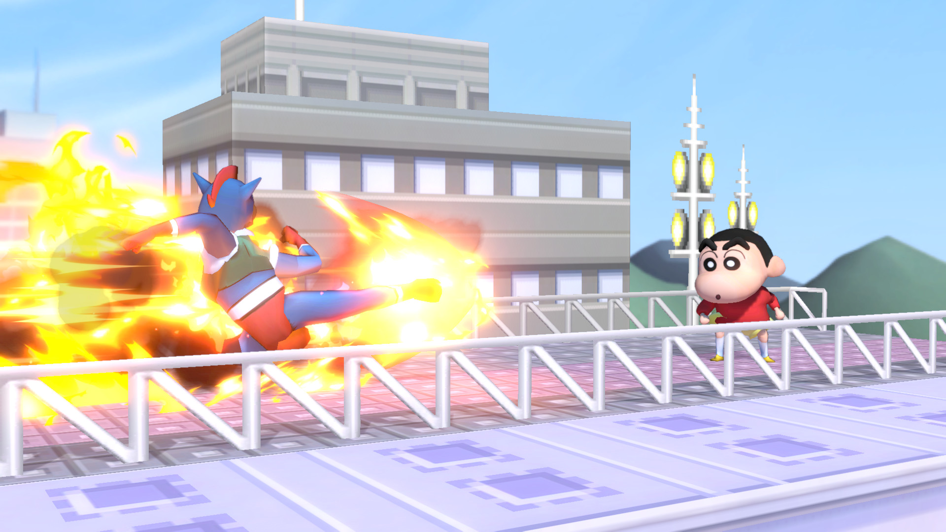 Masked Muchacho (Shin Chan) over Captain Falcon Mod for Super Smash ...