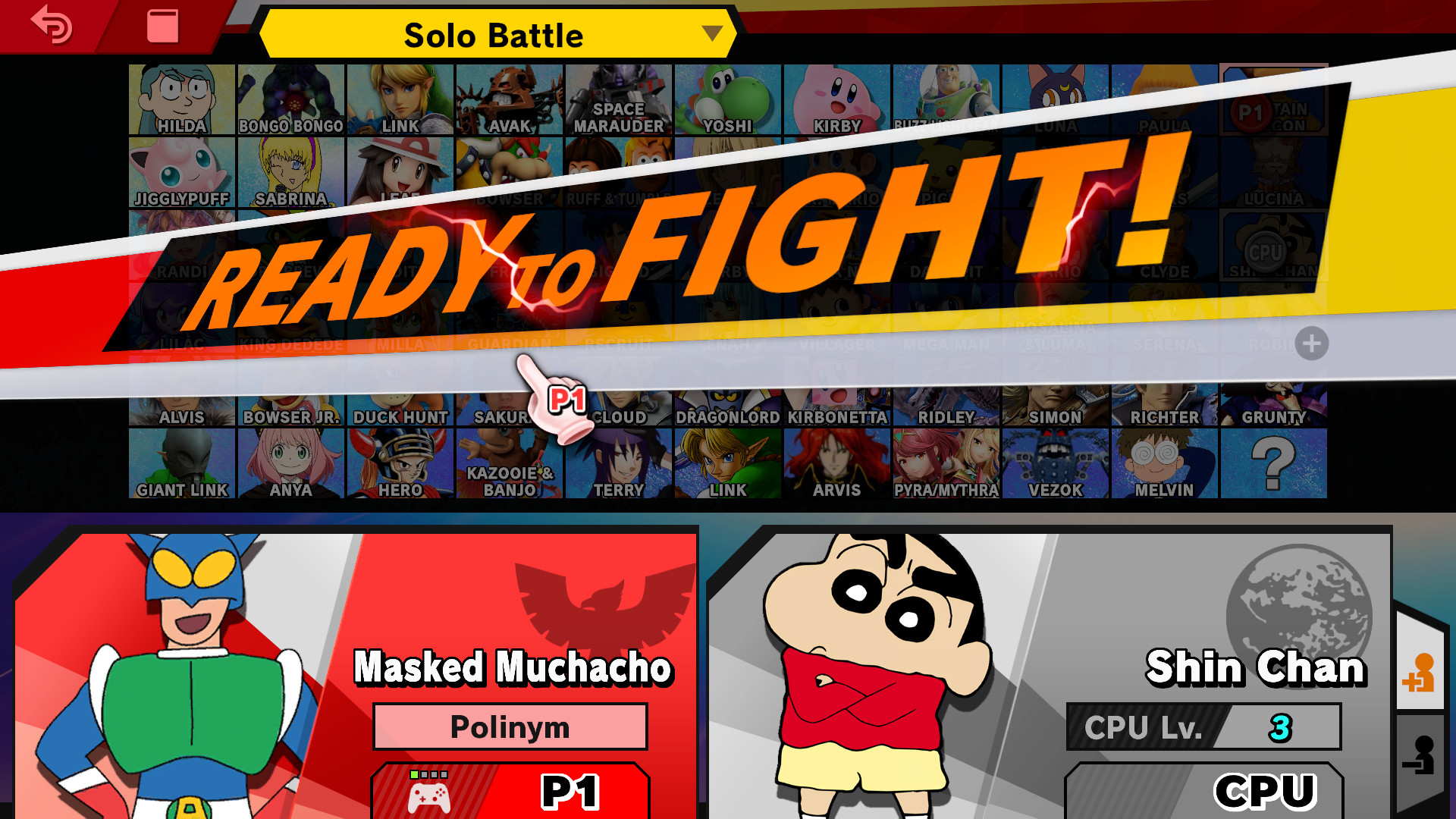 Masked Muchacho (Shin Chan) over Captain Falcon Mod for Super Smash ...