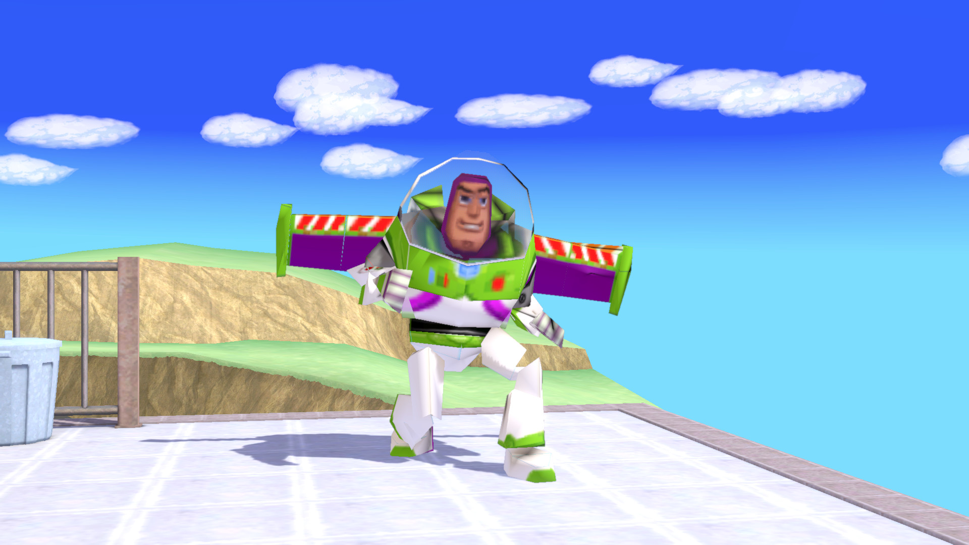 Buzz Lightyear to the Rescue (N64 Version) over Fo Mod for Super Smash ...