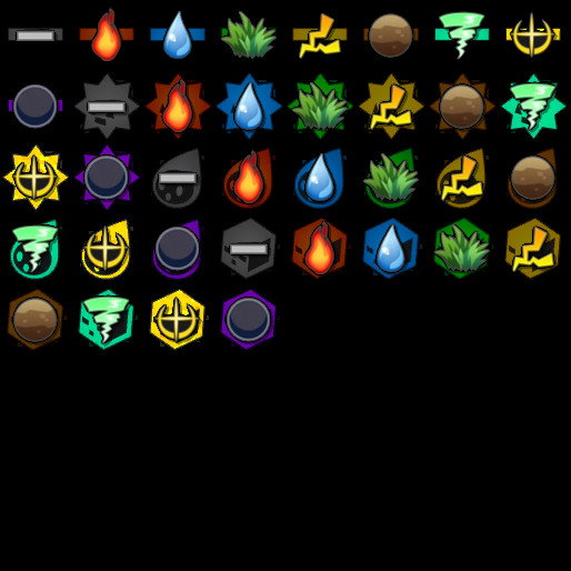 Elemental Icon Overlay Mod for Digimon Story Cyber Sleuth: Complete Edition | DSCS Mods