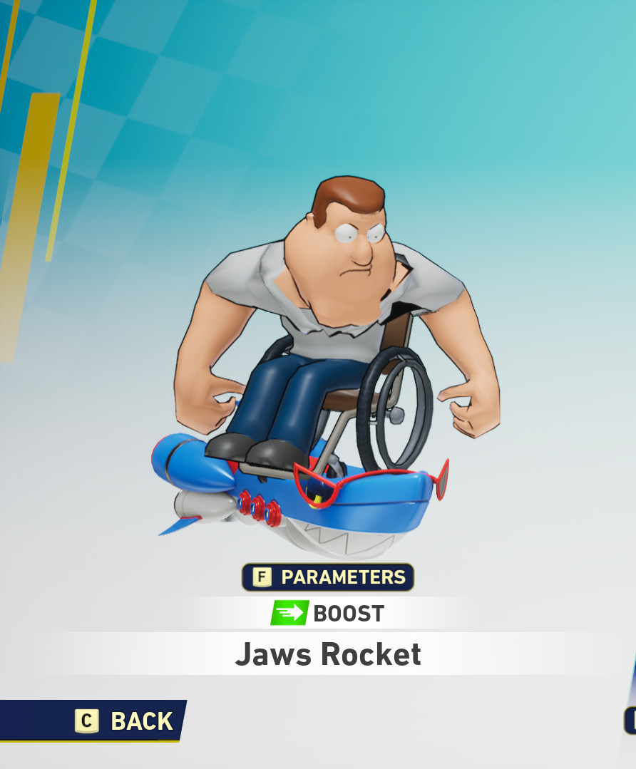 Joe Swanson over Zavok Mod for Sonic Racing: CrossWorlds | SR:CW Mods