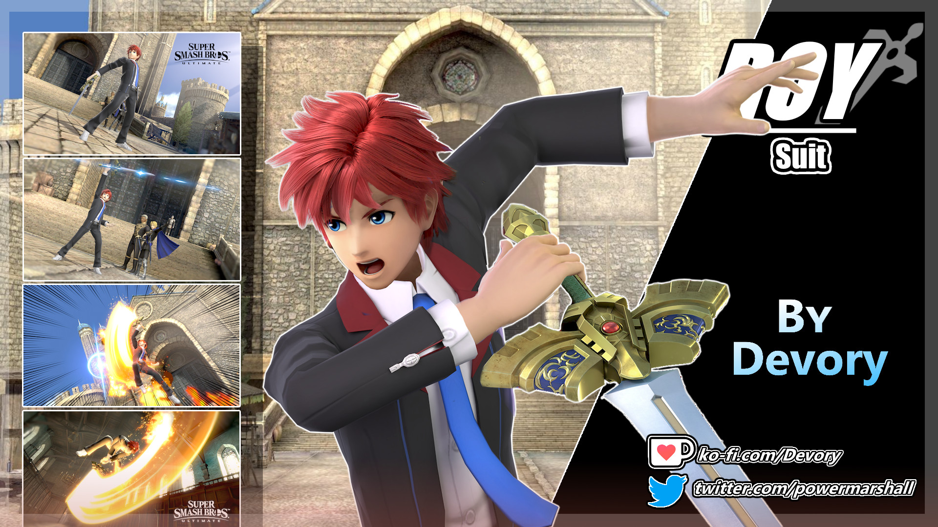 Suit Roy Mod for Super Smash Bros. Ultimate | SSBU Mods
