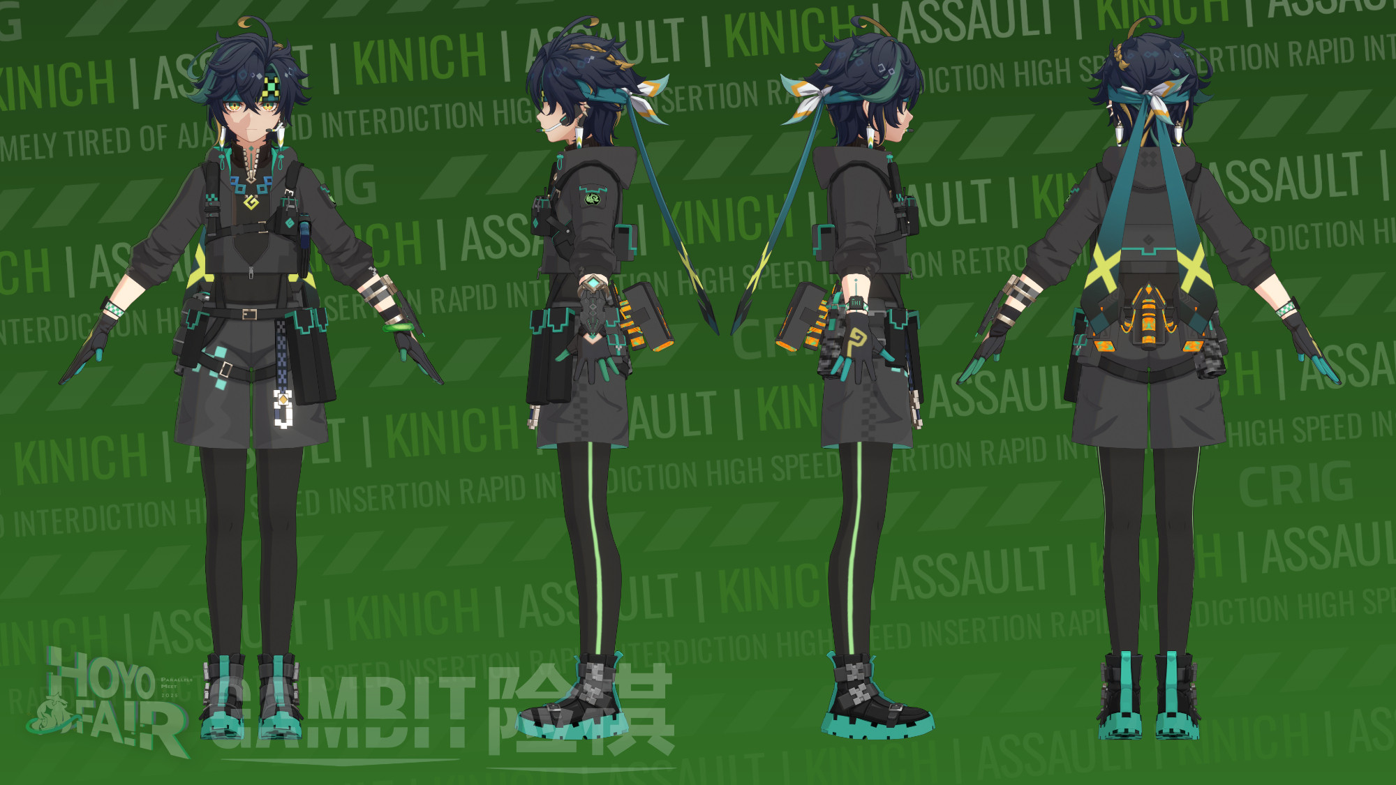 【原神HoYoFair】元素战争：险棋 基尼奇 Kinich Mod for Genshin Impact | GI Mods