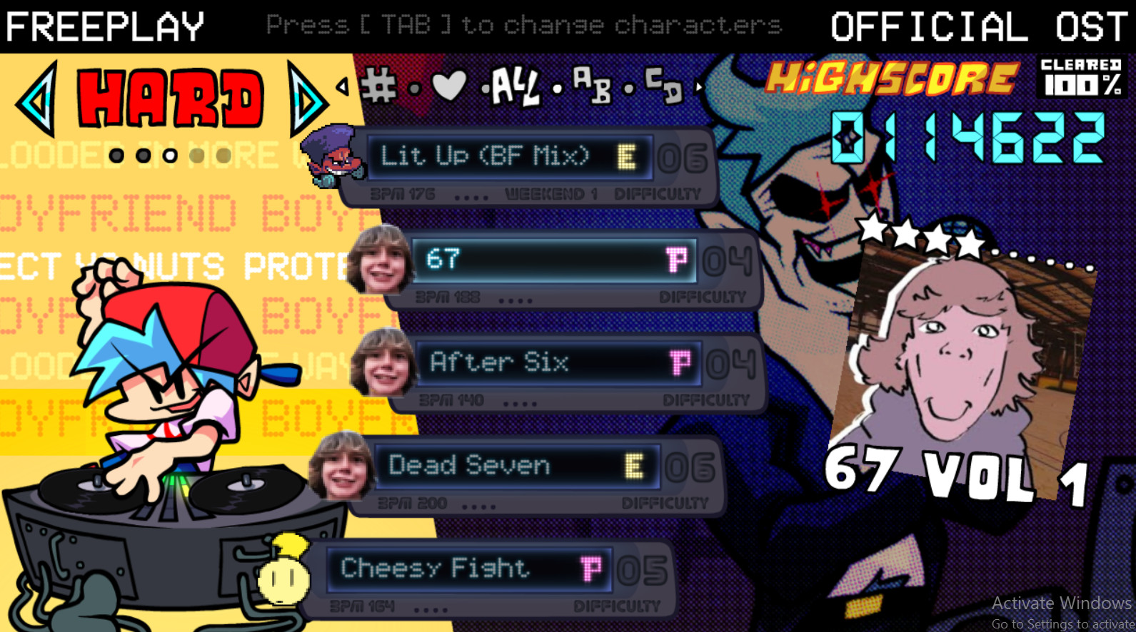 FNF - 67 Fan-Mod (V-Slice) Mod for Friday Night Funkin' | FNF Mods