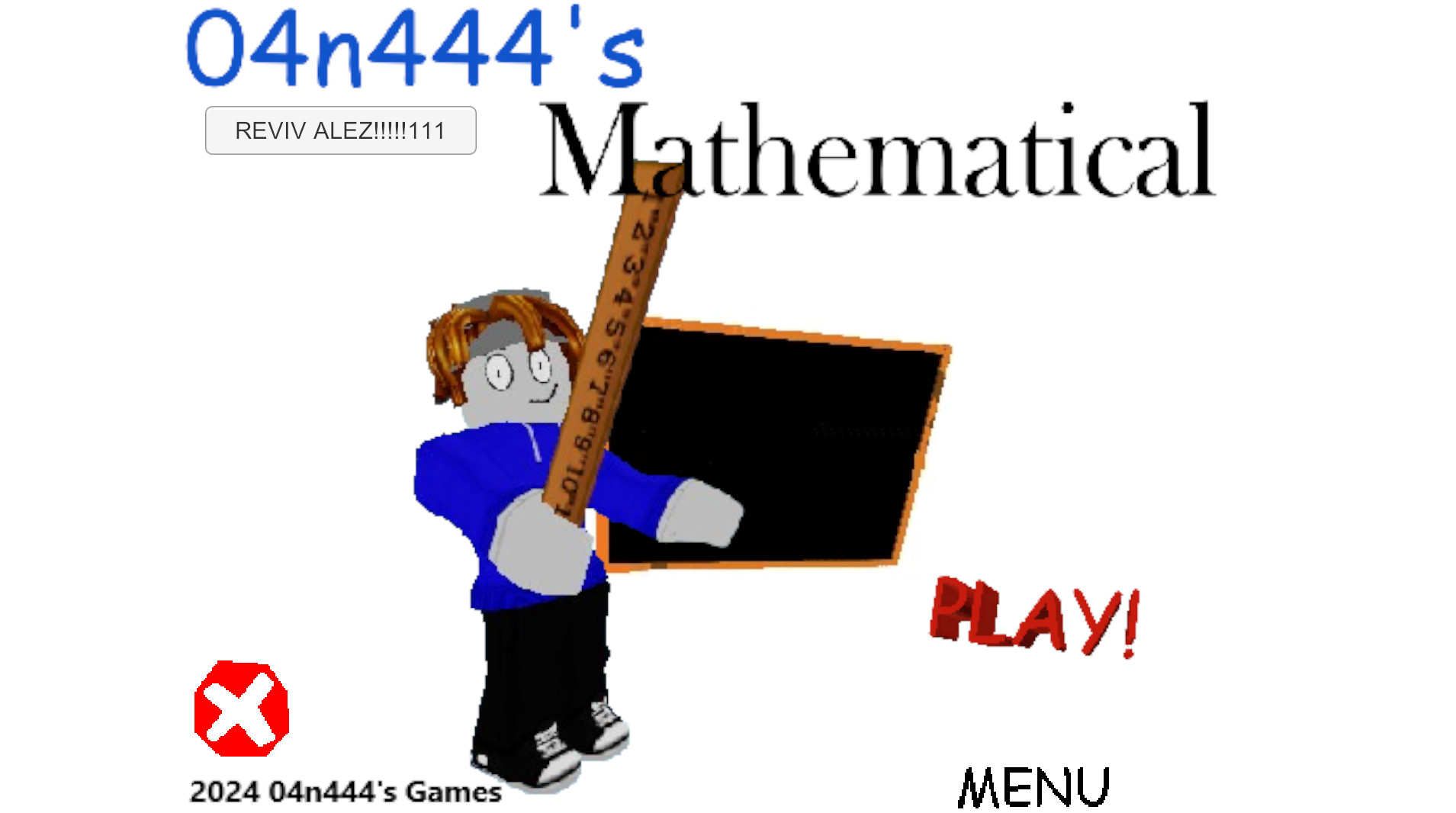 04n444's Mathematical 0.4 Patched Mod for Baldi's Basics | Baldi Mods