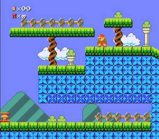Wonder Theme over Garden Mod for Super Mario Bros. Remastered ...
