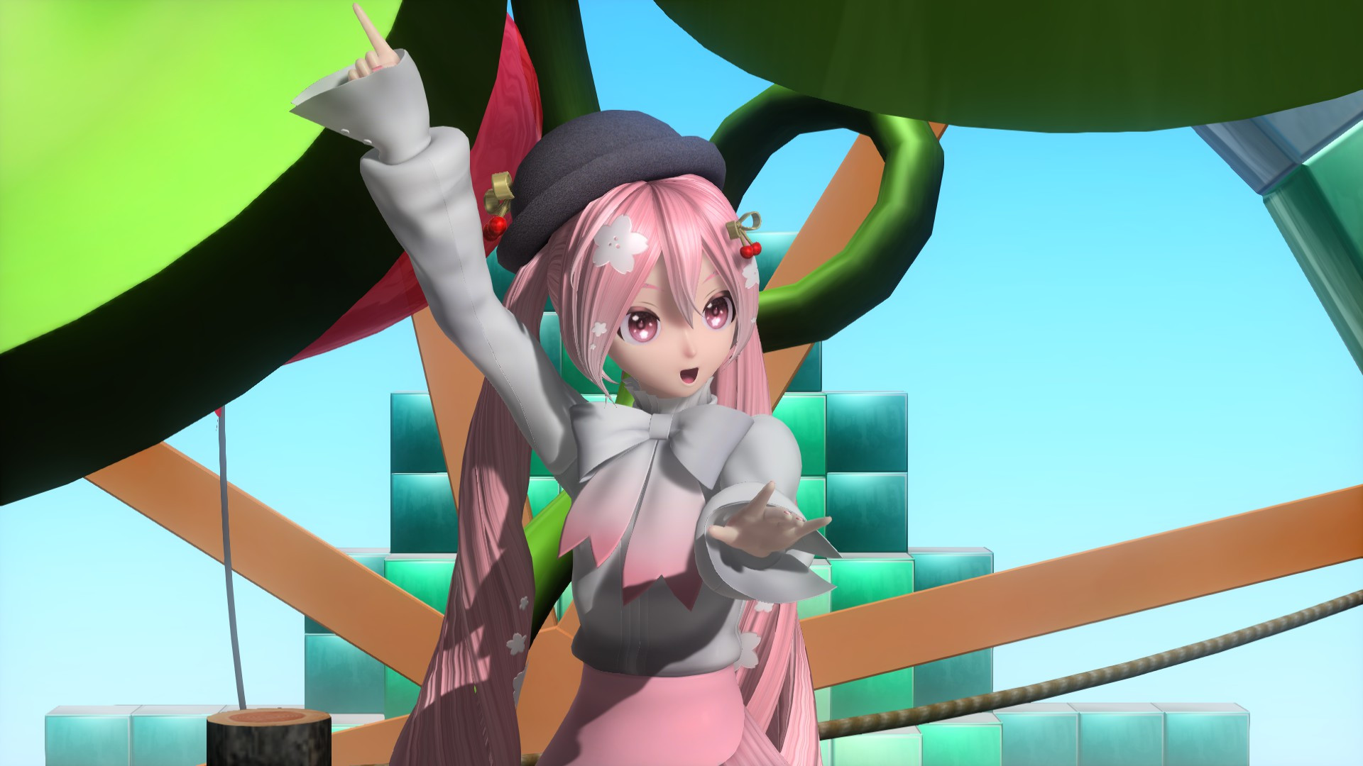 Sakura Miku Hanami Outfit Ver. Mod for Hatsune Miku: Project DIVA Mega ...