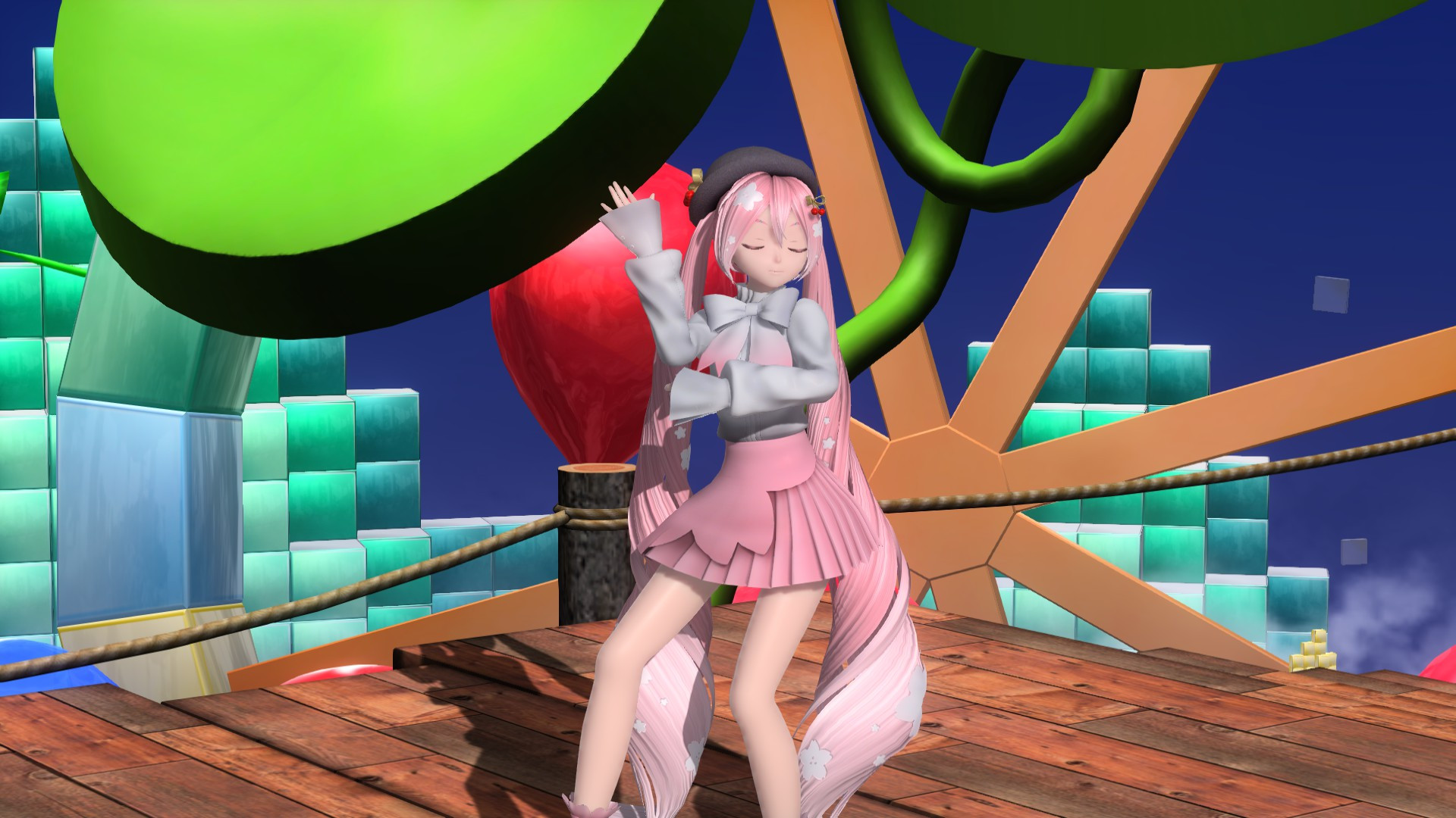 Sakura Miku Hanami Outfit Ver. Mod for Hatsune Miku: Project DIVA Mega ...