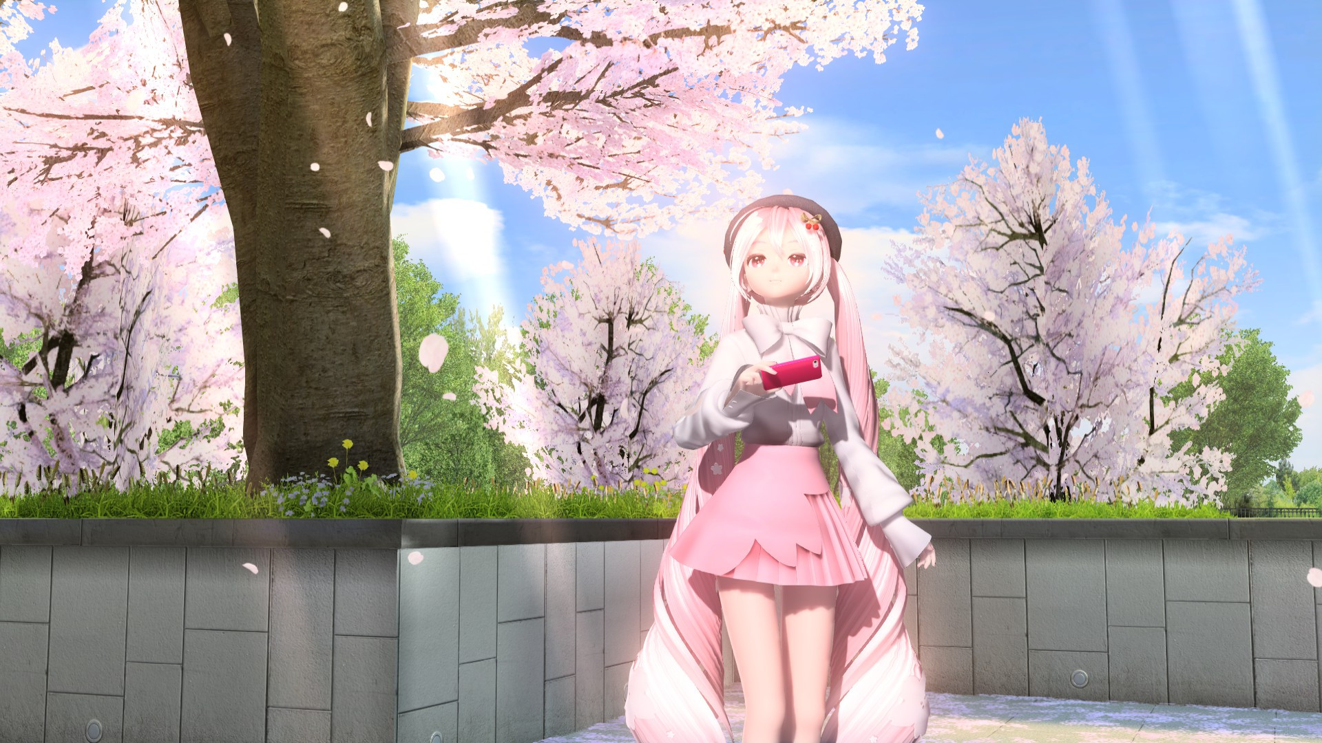 Sakura Miku Hanami Outfit Ver. Mod for Hatsune Miku: Project DIVA Mega ...