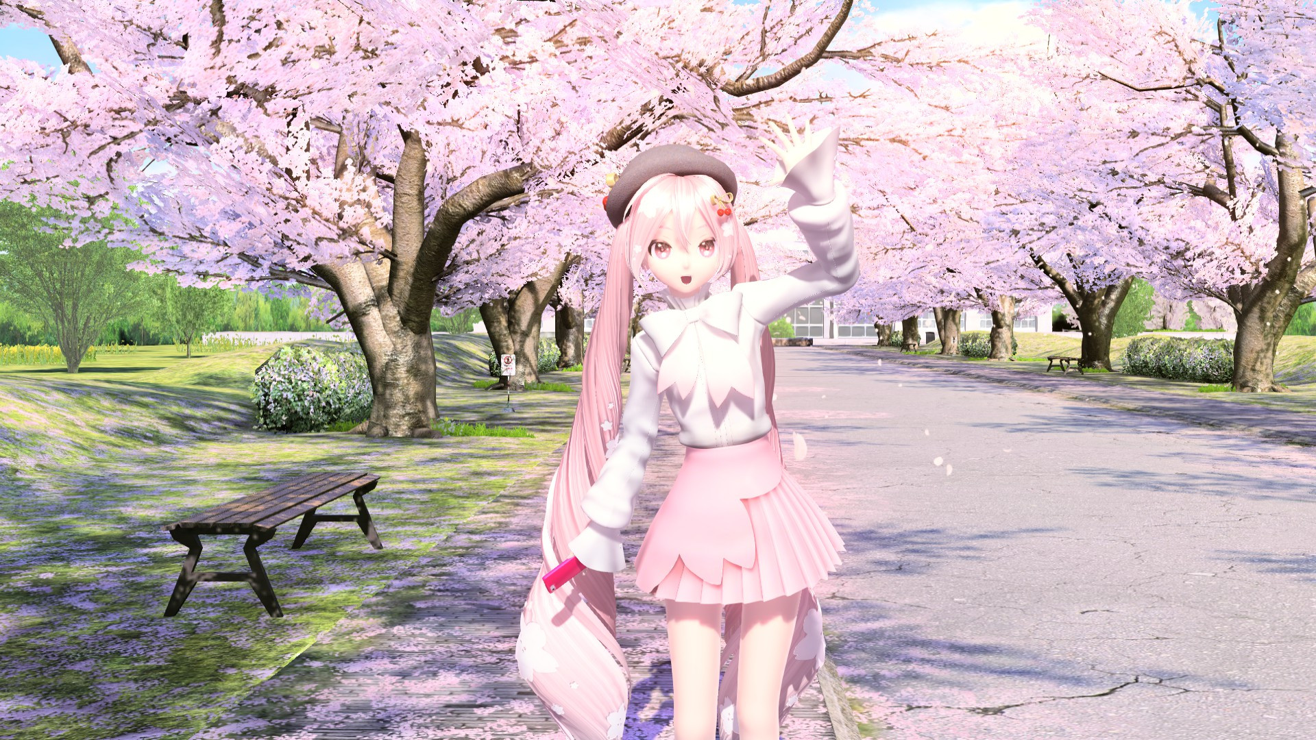 Sakura Miku Hanami Outfit Ver. Mod for Hatsune Miku: Project DIVA Mega ...