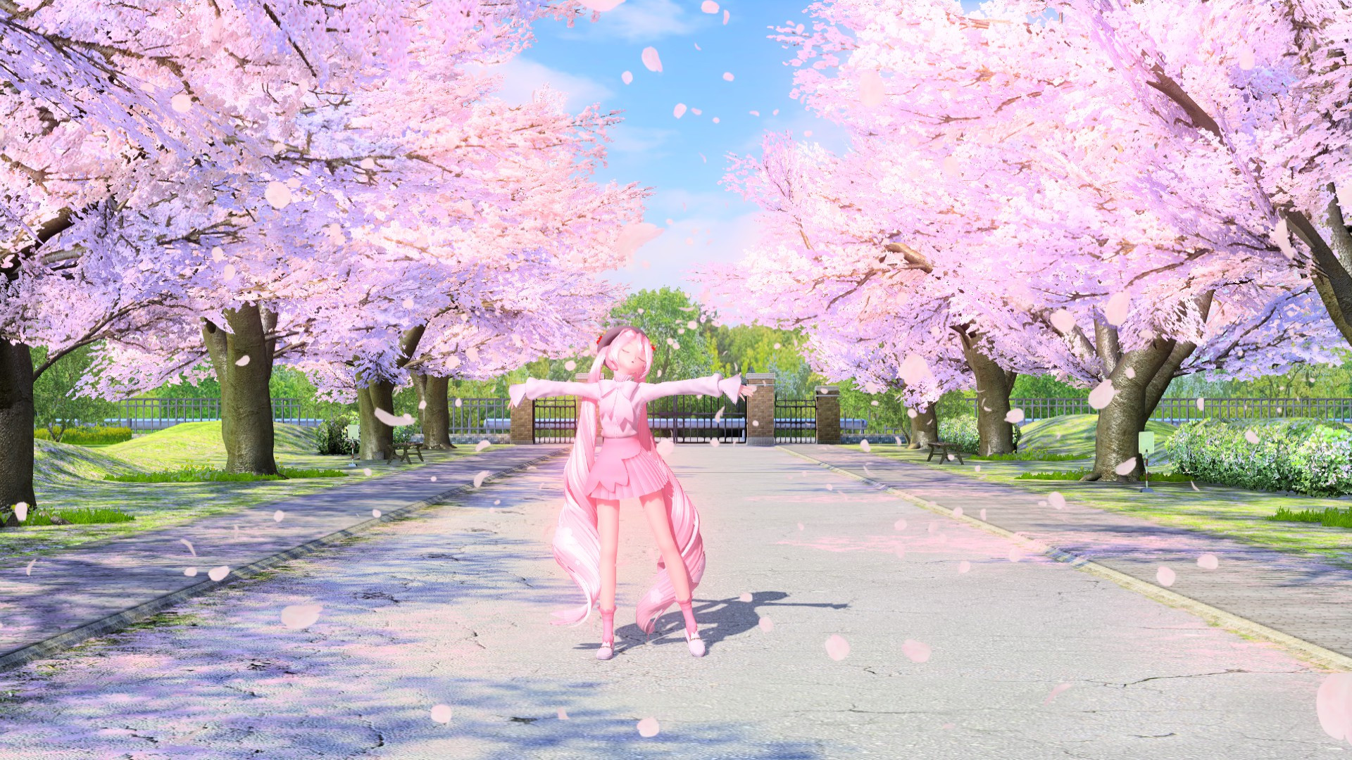 Sakura Miku Hanami Outfit Ver. Mod for Hatsune Miku: Project DIVA Mega ...