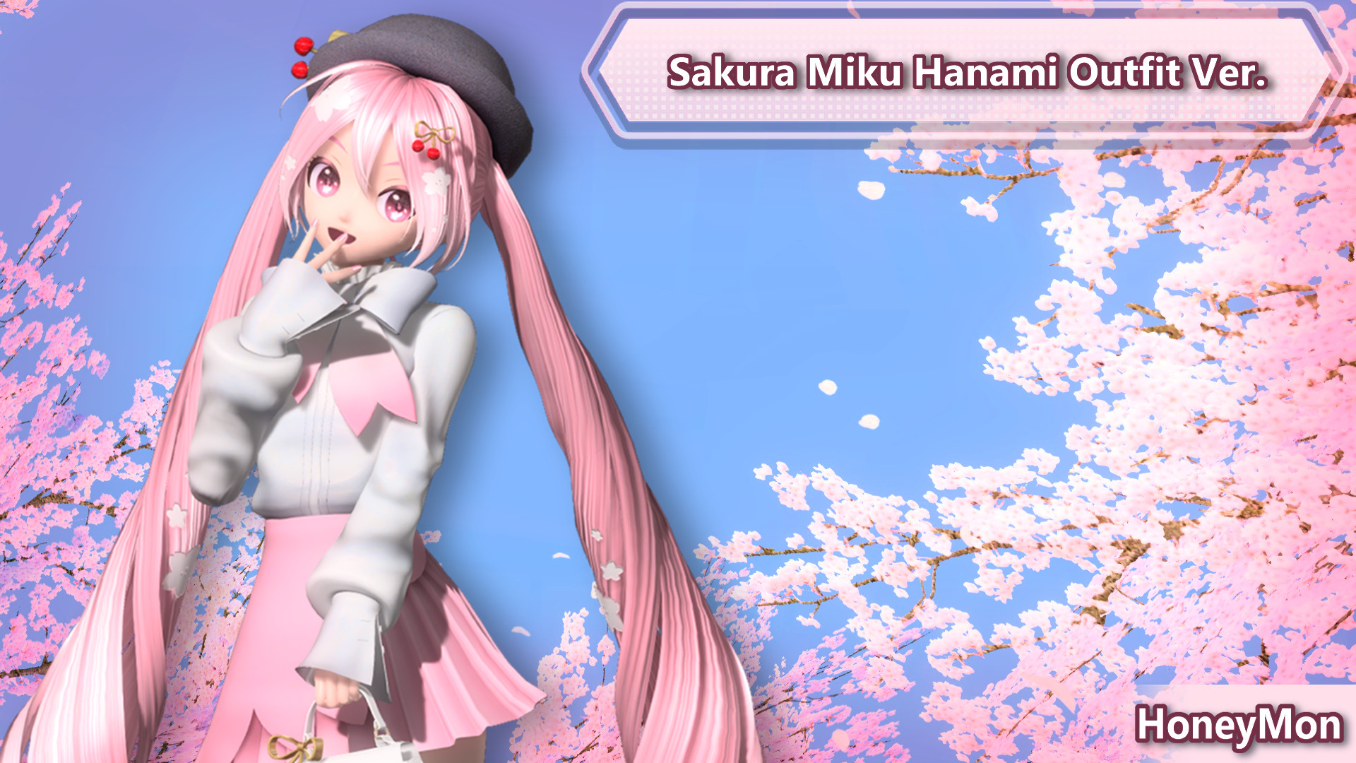 Sakura Miku Hanami Outfit Ver. Mod for Hatsune Miku: Project DIVA Mega ...