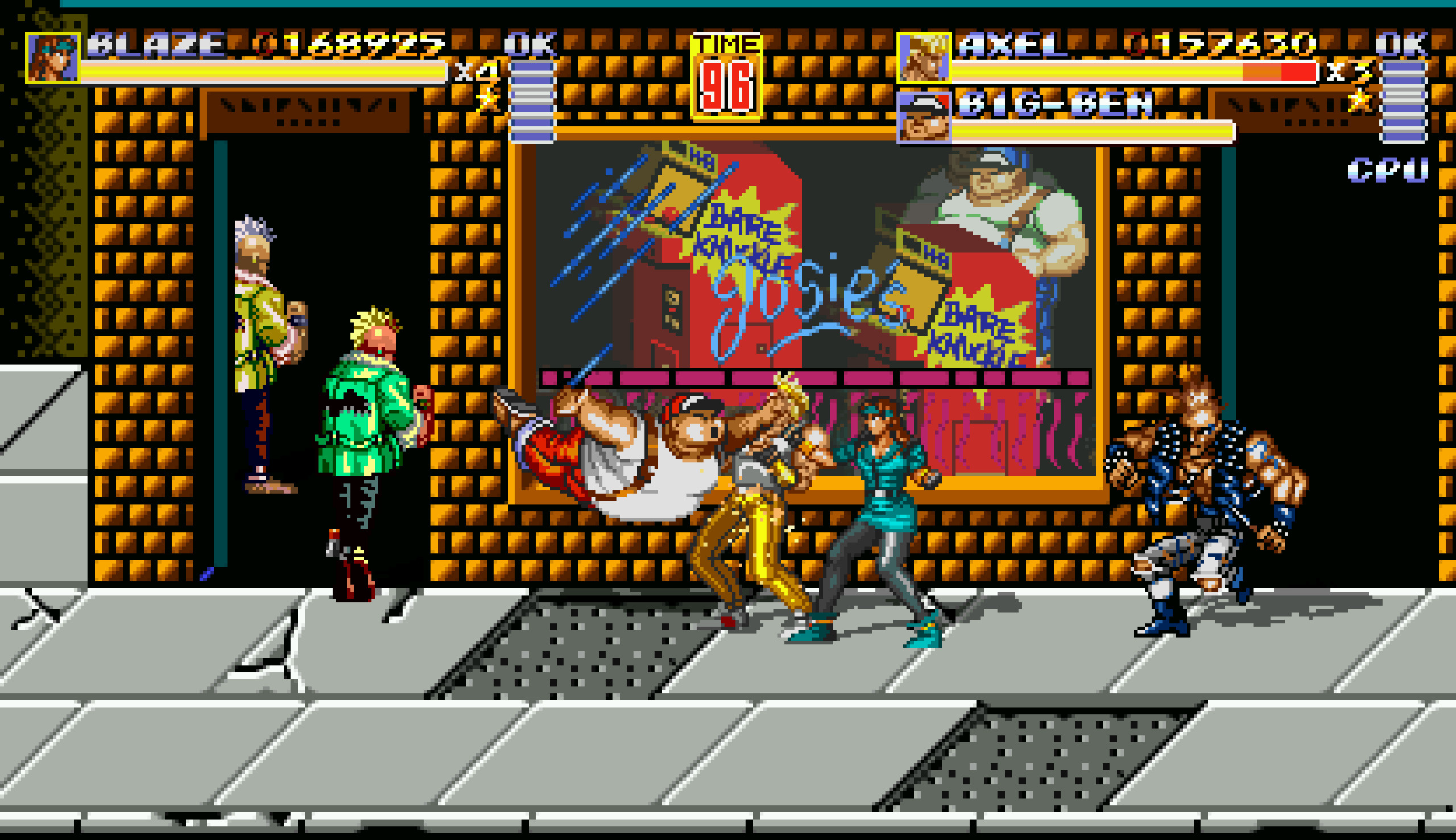Target: Renegade Remake v2.0 Mod for Streets of Rage Remake | SoRR Mods