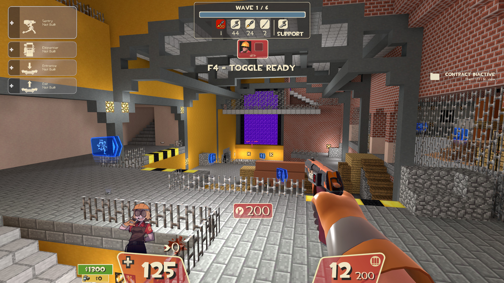 Minecraft Mannhattan Mod for Team Fortress 2 | TF2 Mods