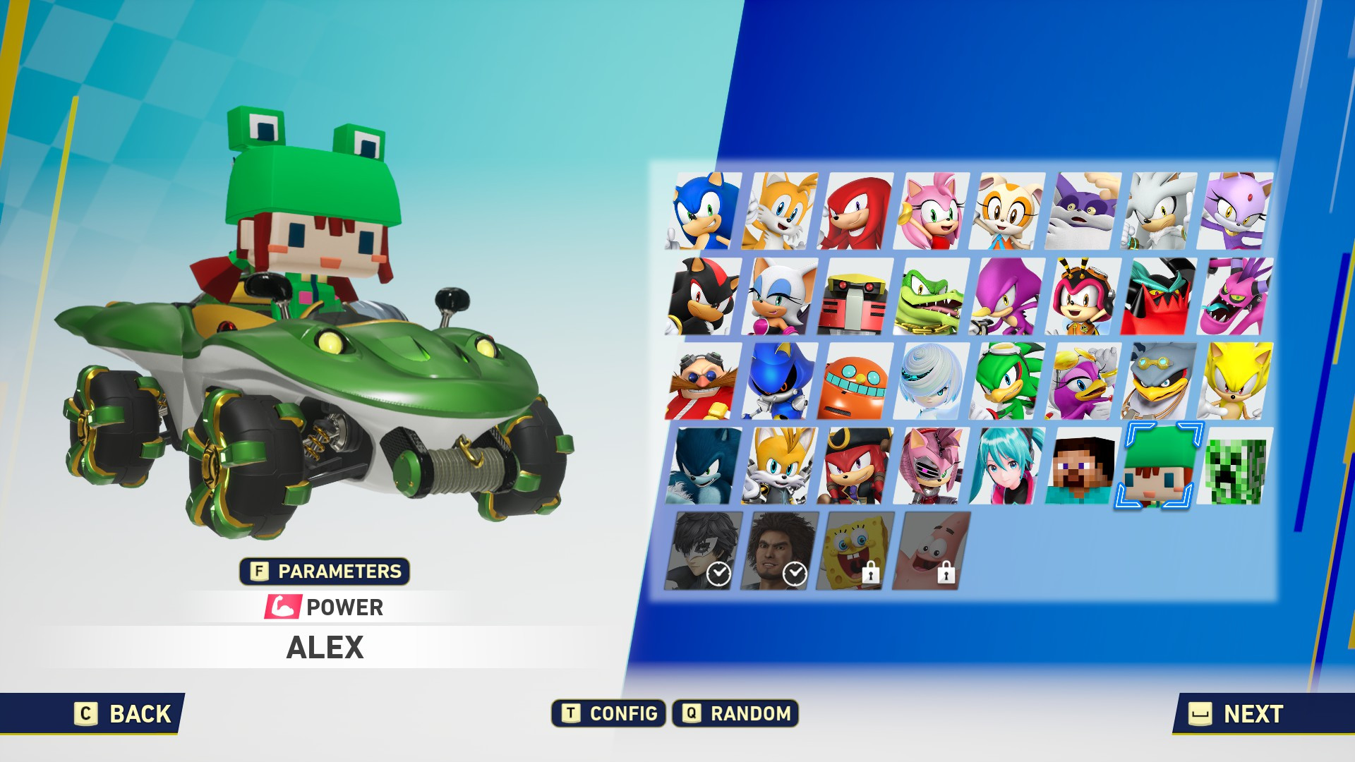 Rana (Minecraft Indev) Mod for Sonic Racing: CrossWorlds | SR:CW Mods