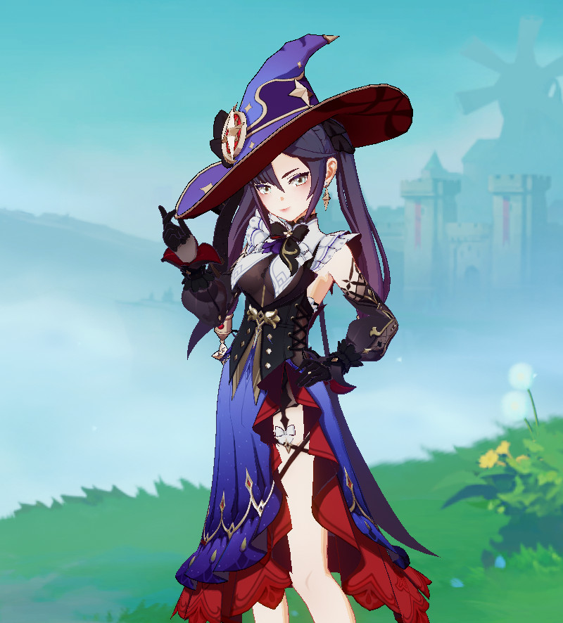 Elegant Astrologist Mona Mod for Genshin Impact | GI Mods
