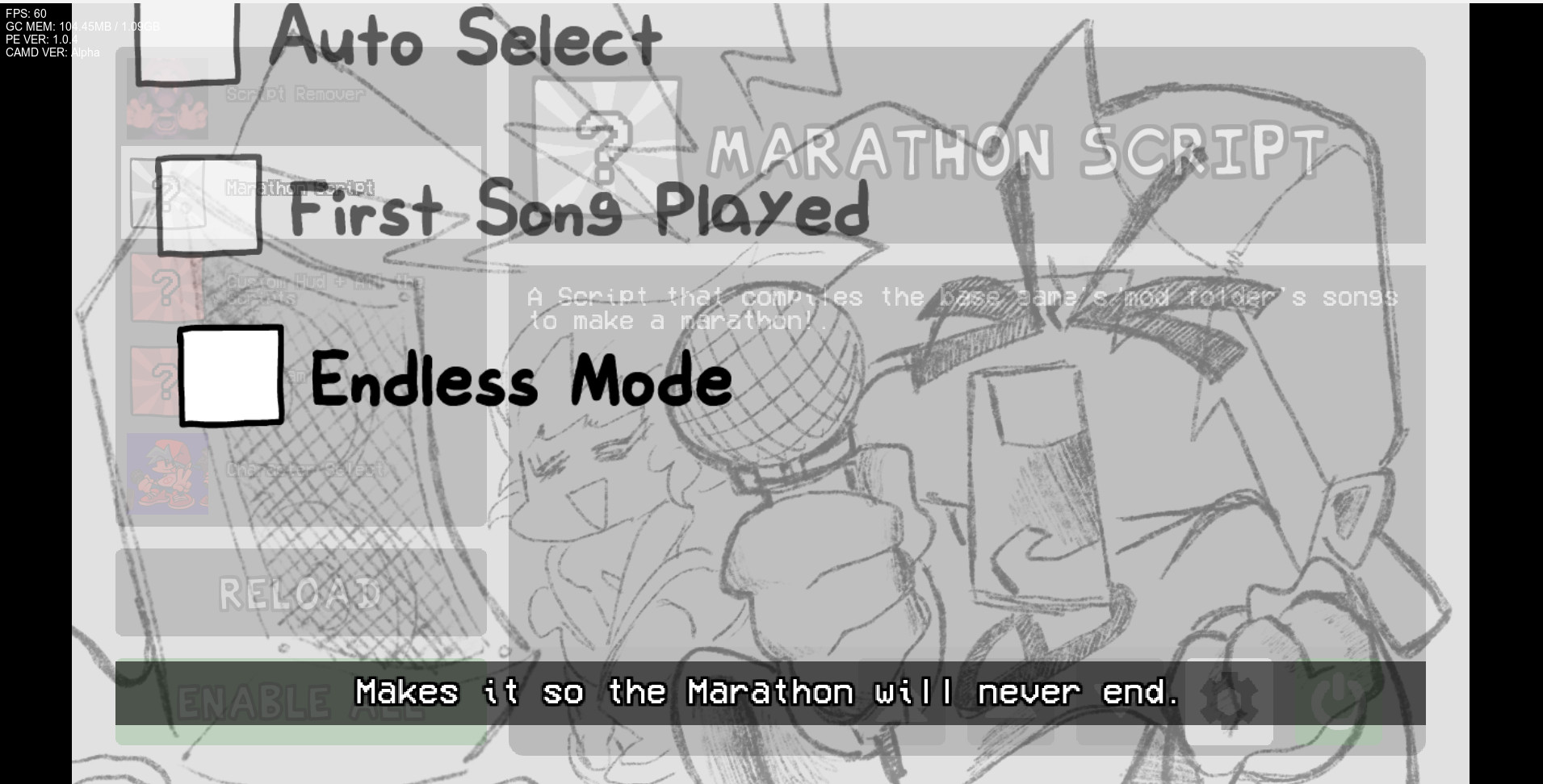 Song Marathon Mod for Friday Night Funkin' | FNF Mods